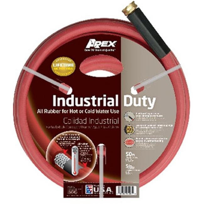 Apex 8695-50 0.63 in. x 50 ft. Red Industrial Rubber Hose - Walmart.com