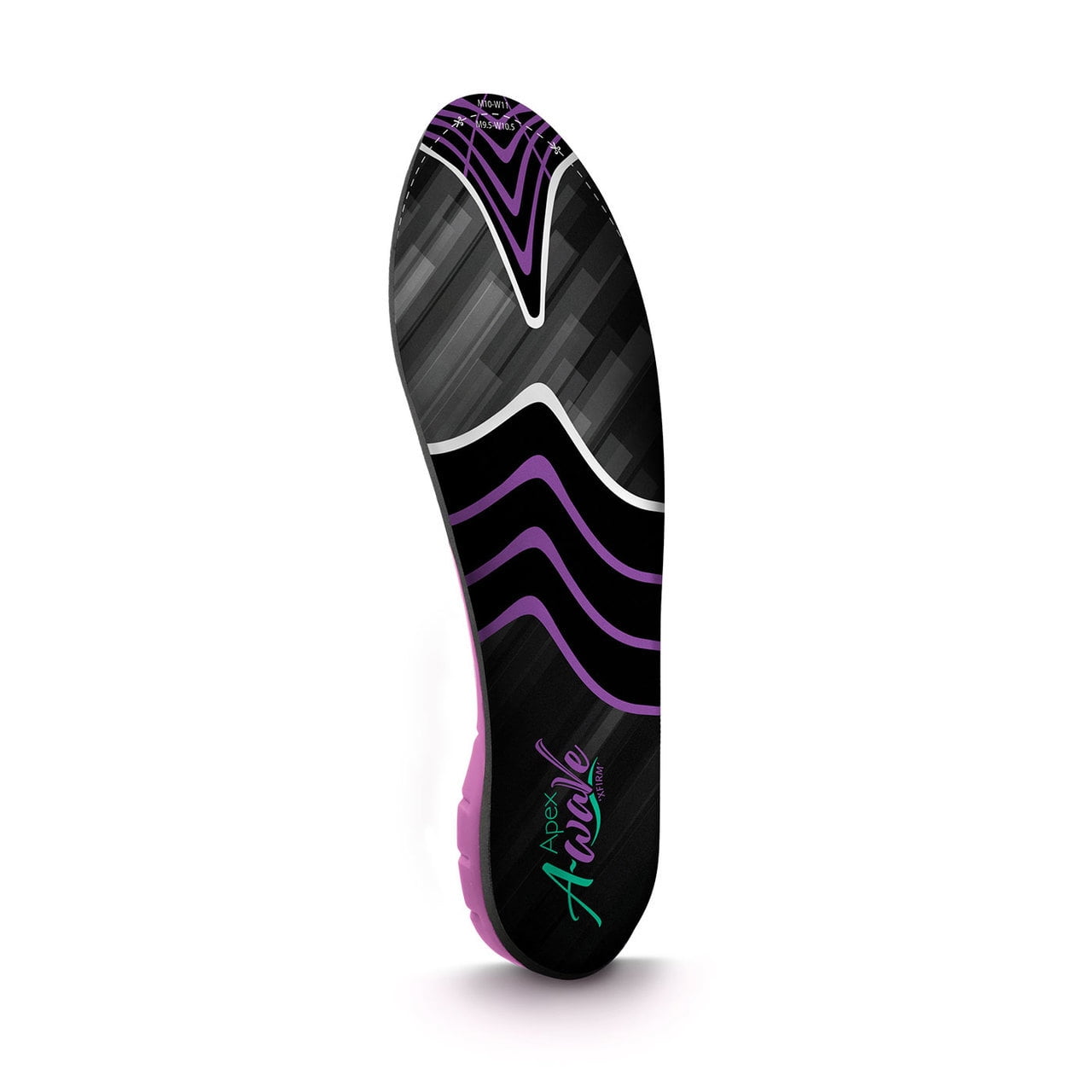 Apex Orthotic Insoles, X-Firm Support, Purple, Low to Medium Arch ...