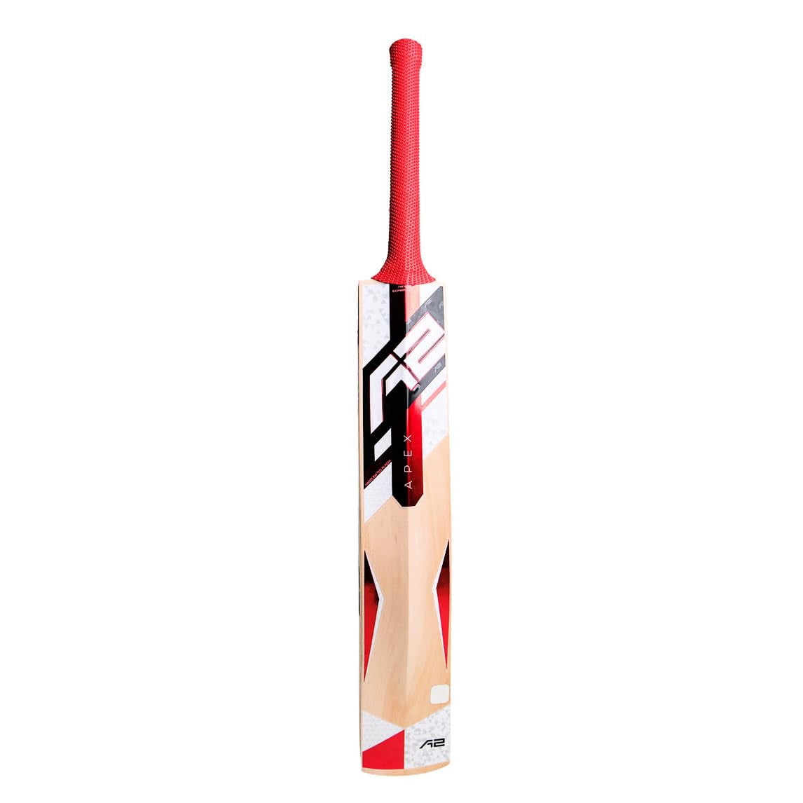 Apex A2 Kashmir Willow Cricket Bat All- Round , Balanced & Light Weight | Includes Padded Bat ...