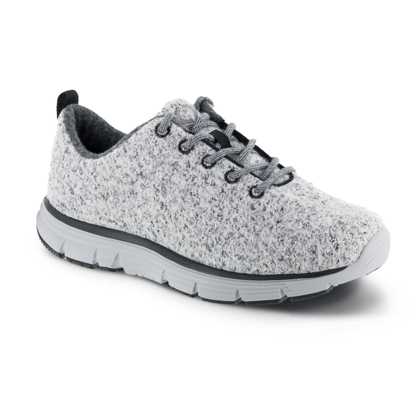 Apex A8000M Men's Wool Athletic Shoe: 13 X-Wide (3E-4E) Light/Grey Lace ...
