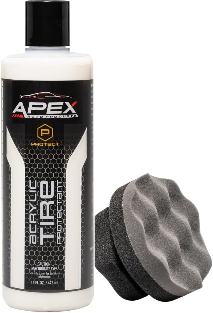 Apex Acrylic Tire Shine and Tire Shine Applicator - 16 oz Semi ...