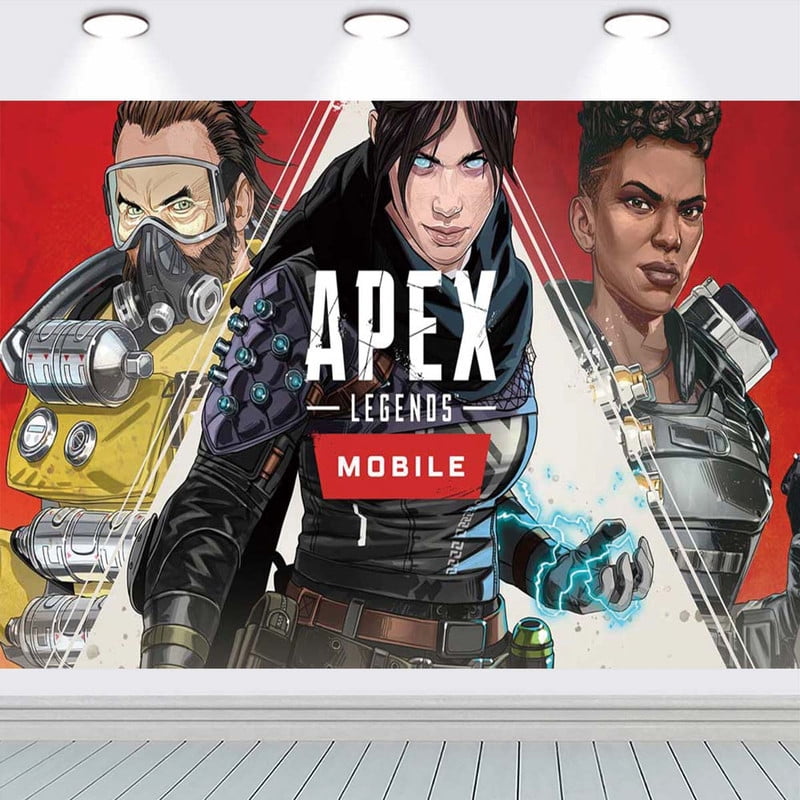 Apex Birthday Party Supplies Banner Backdrop Background Taspestry Poster Wall Decor - Walmart.com