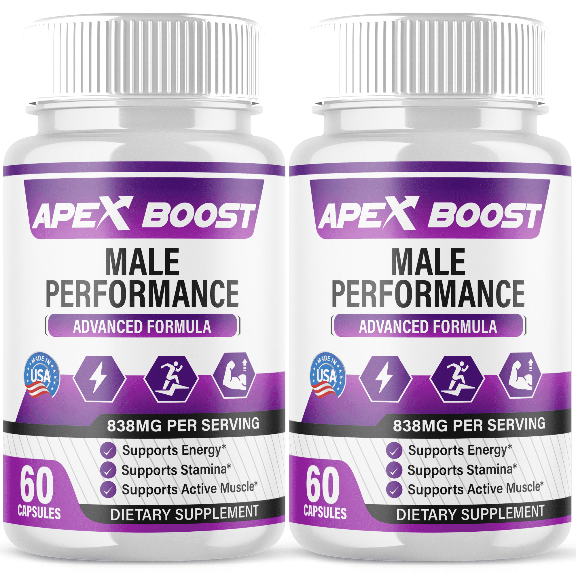 Apex Boost Advanced Formula Pills All Natural Vitamin Supplement ...
