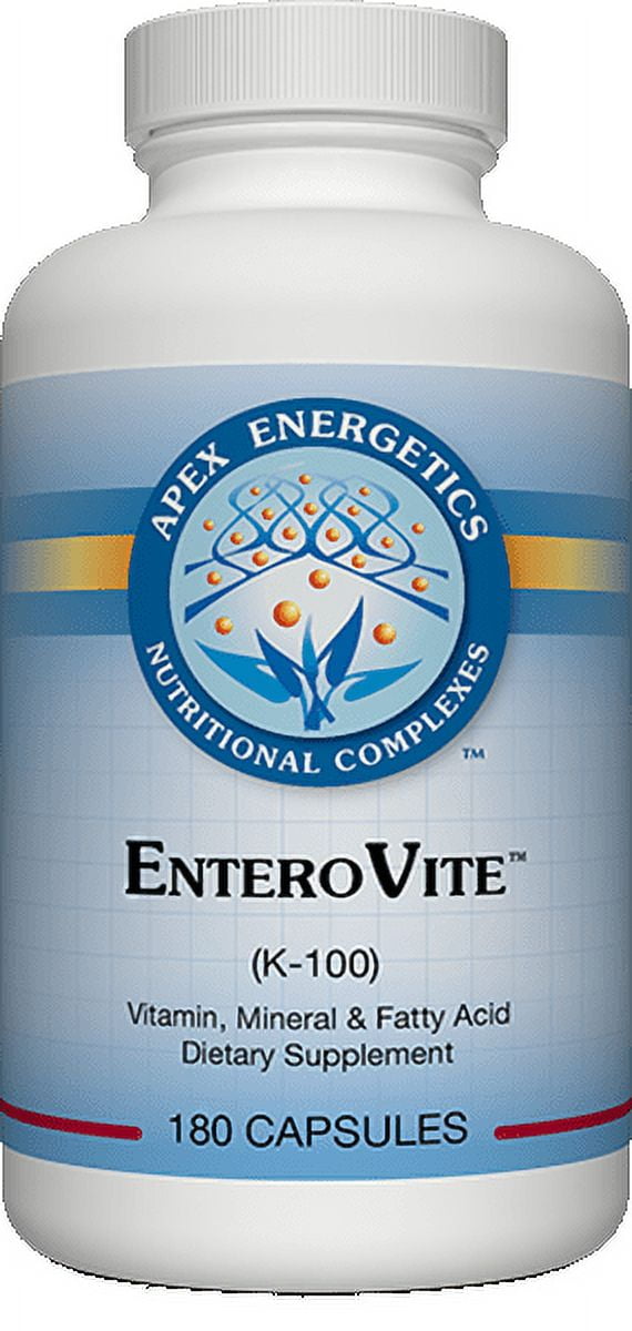 Apex Energetics EnteroVite (K-100) 180 Pills Capsules - Walmart.com