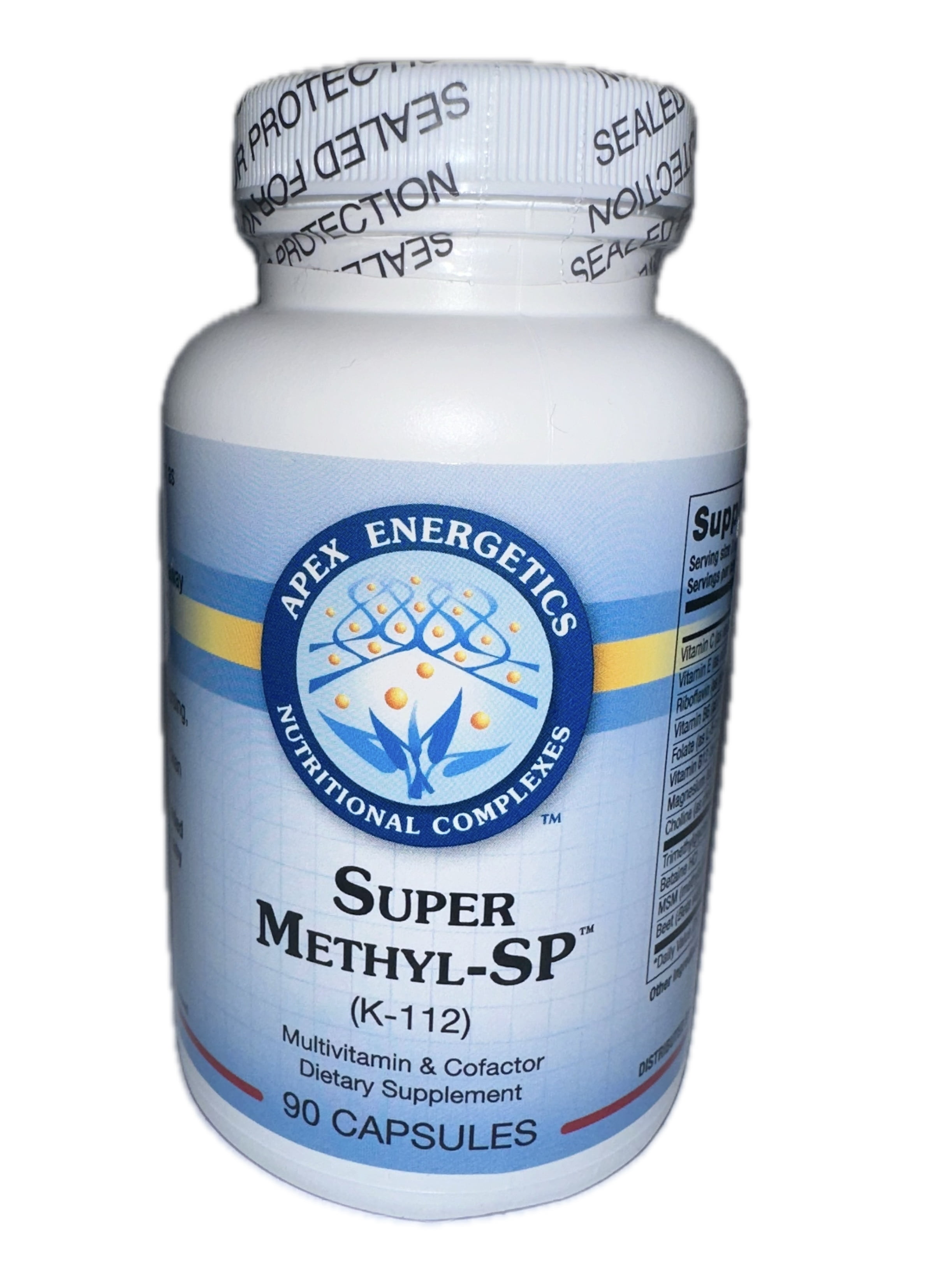 Apex Energetics Super Methyl-SP 90ct (K-112) Supports methylation ...