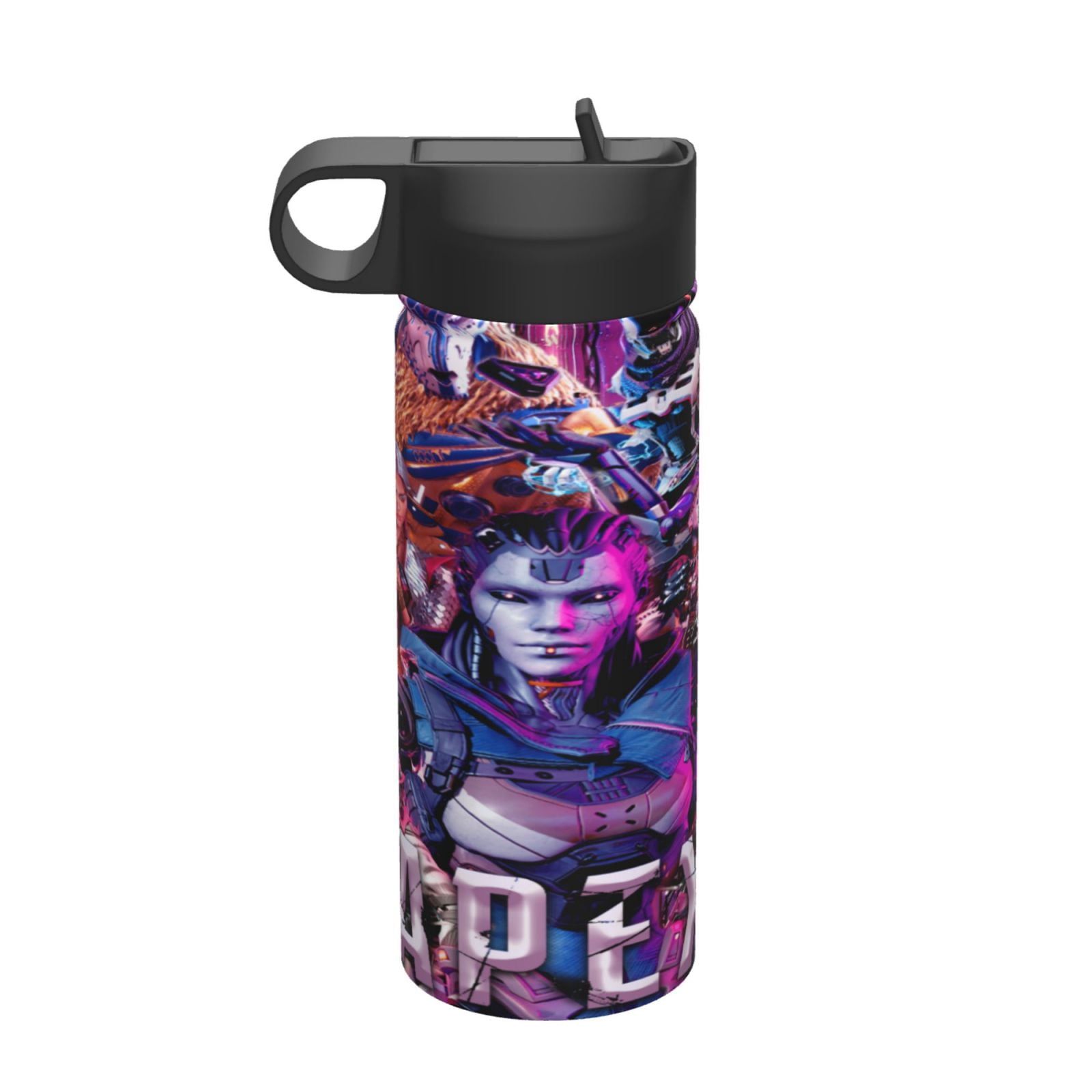 Apex Legends 18oz Insulated Water Bottle with Handle, Stainless Steel ...