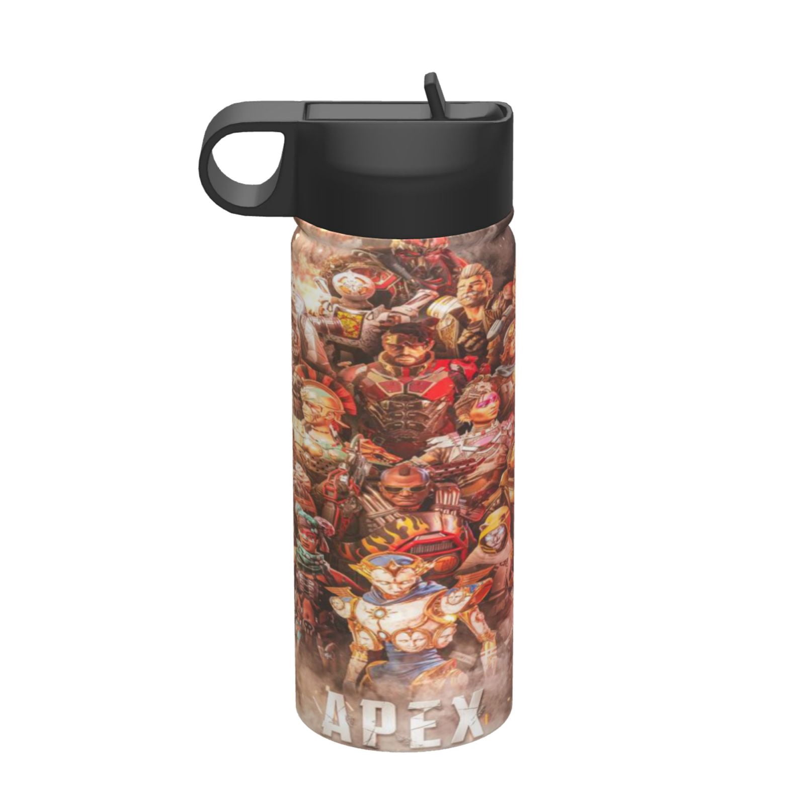 Apex Legends 18oz Insulated Water Bottle with Handle, Stainless Steel ...