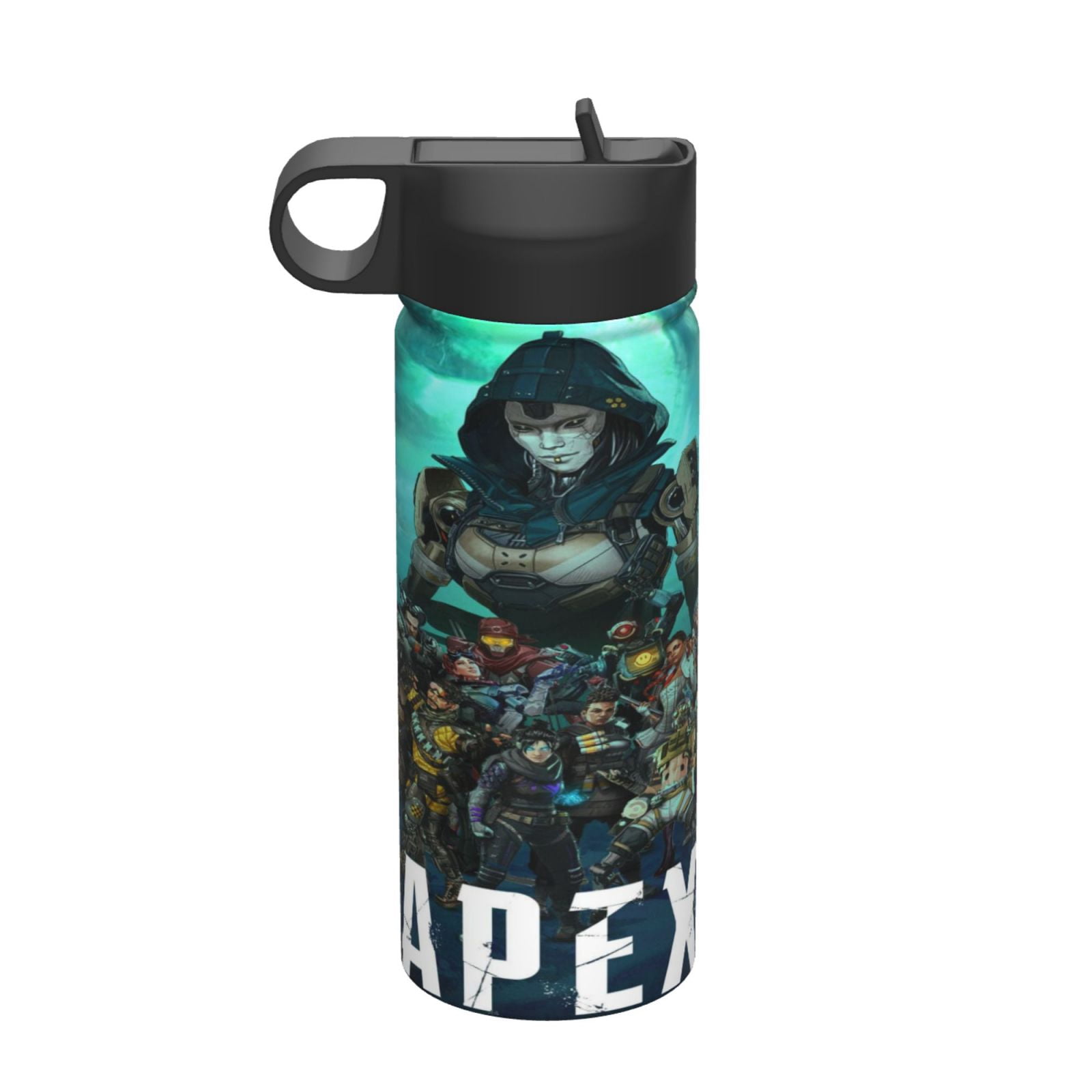 Apex Legends 18oz Insulated Water Bottle with Handle, Stainless Steel ...