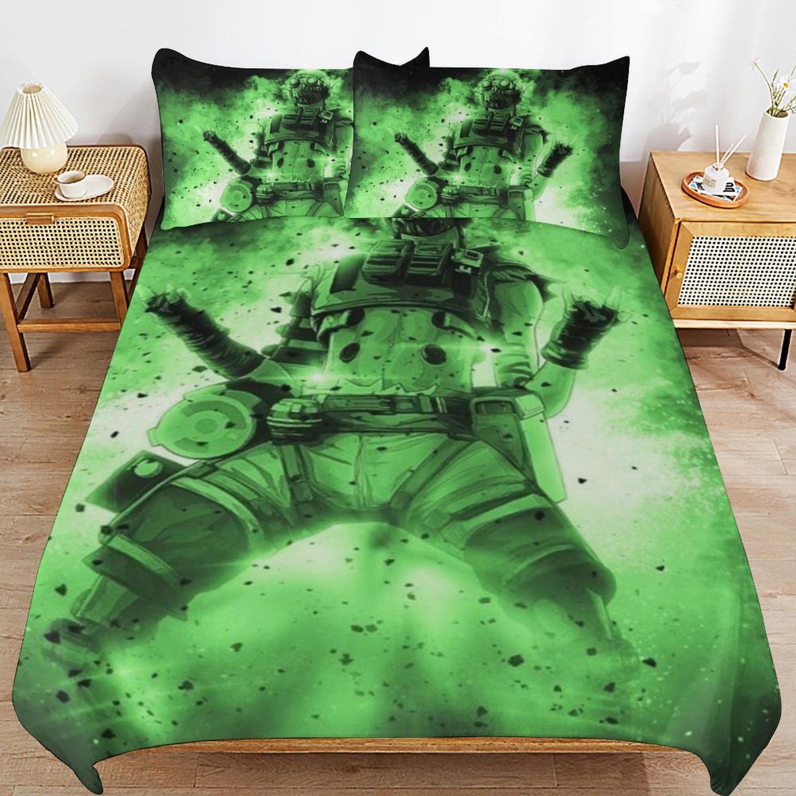 Apex Legends 3 Pieces Bedding Set 3D Printed Lightweight Bed Quilt Set ...