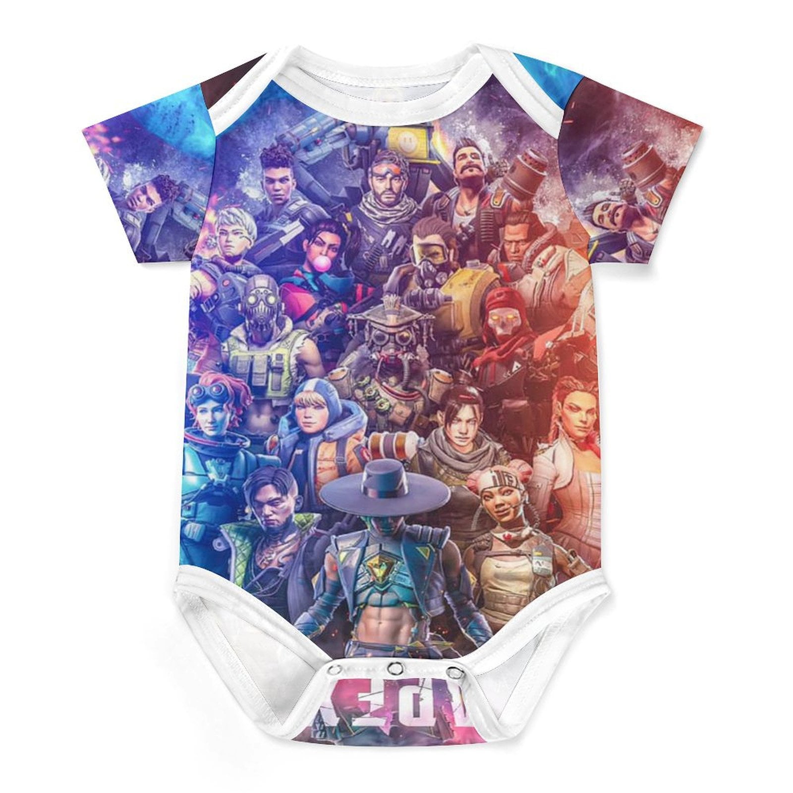 Apex Legends Baby Boy Girl Short Sleeve Romper Clothing Set Print ...