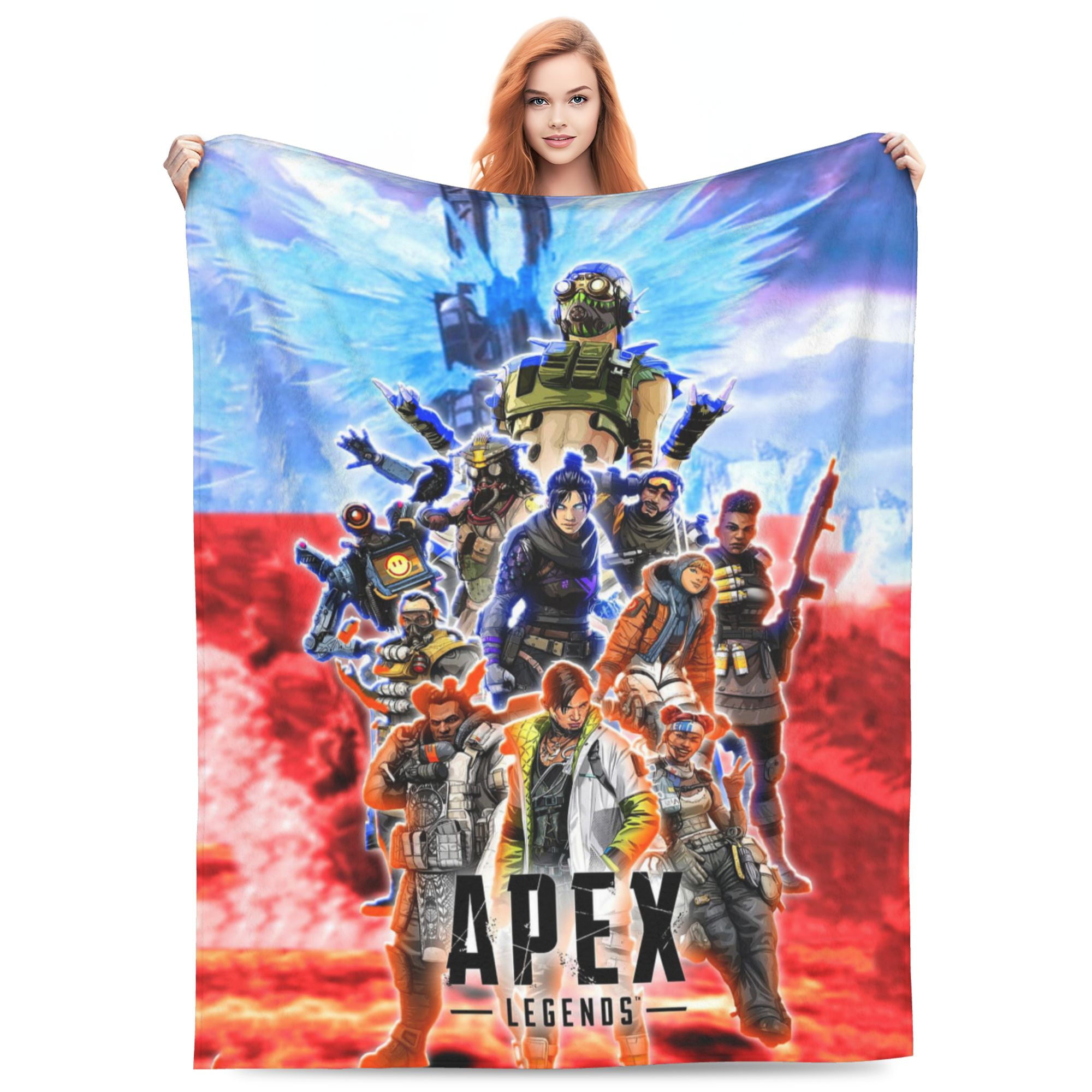 Apex Legends Bed Blanket 3D Printed Throw Blanket Lightweight Super ...