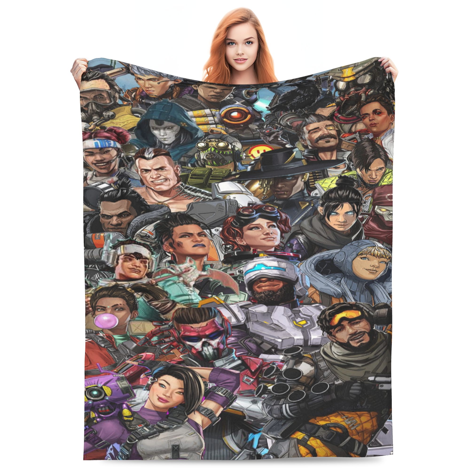 Apex Legends Bed Blanket 3D Printed Throw Blanket Lightweight Super ...