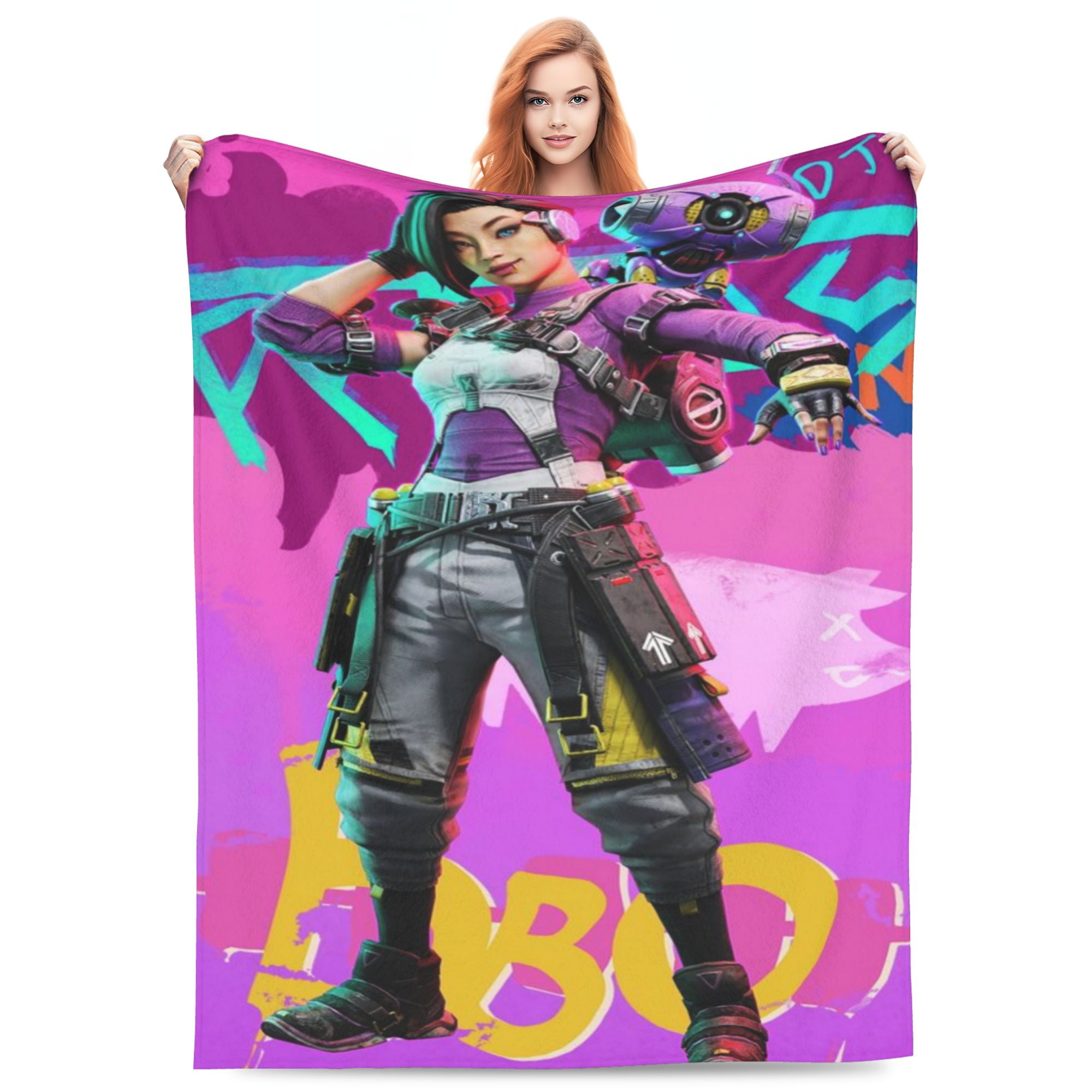Apex Legends Bed Blanket 3D Printed Throw Blanket Lightweight Super Soft Air Conditioning Room ...