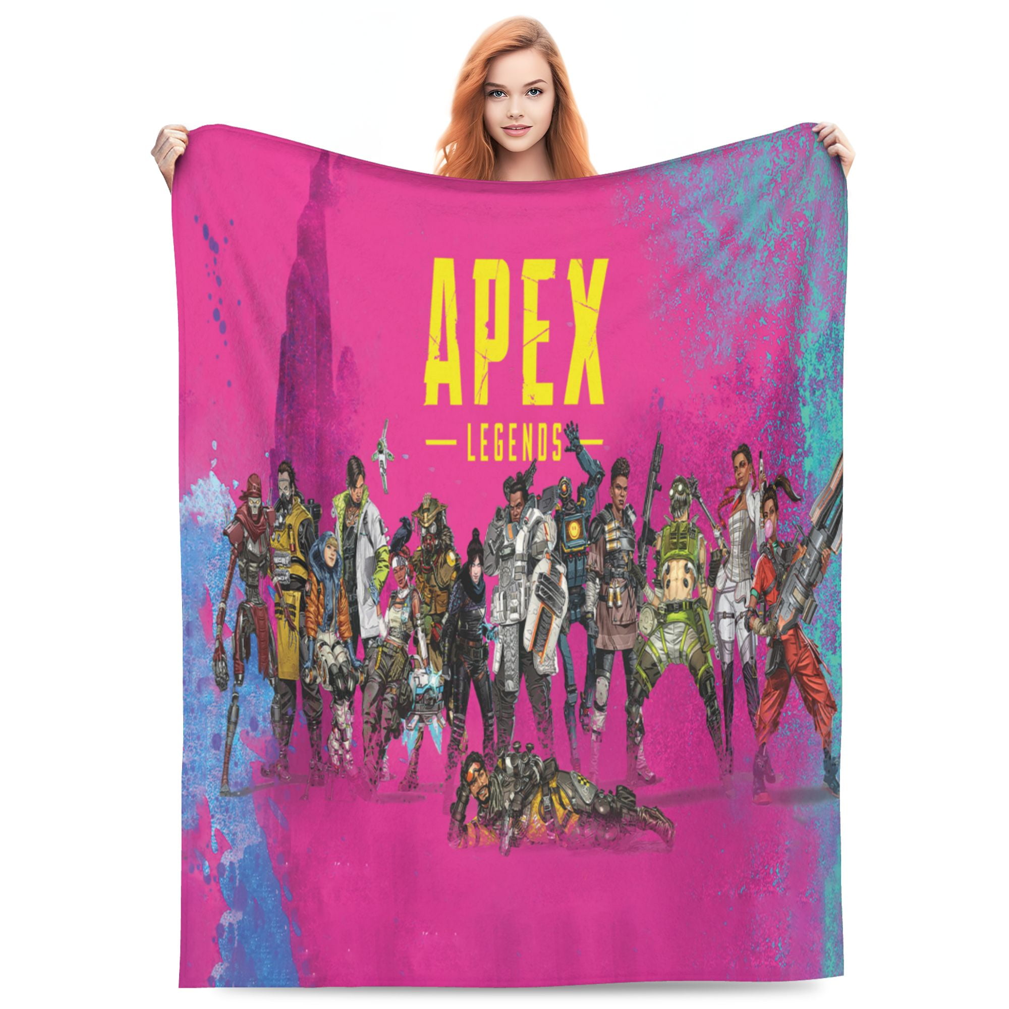 Apex Legends Bed Blanket 3D Printed Throw Blanket Lightweight Super ...