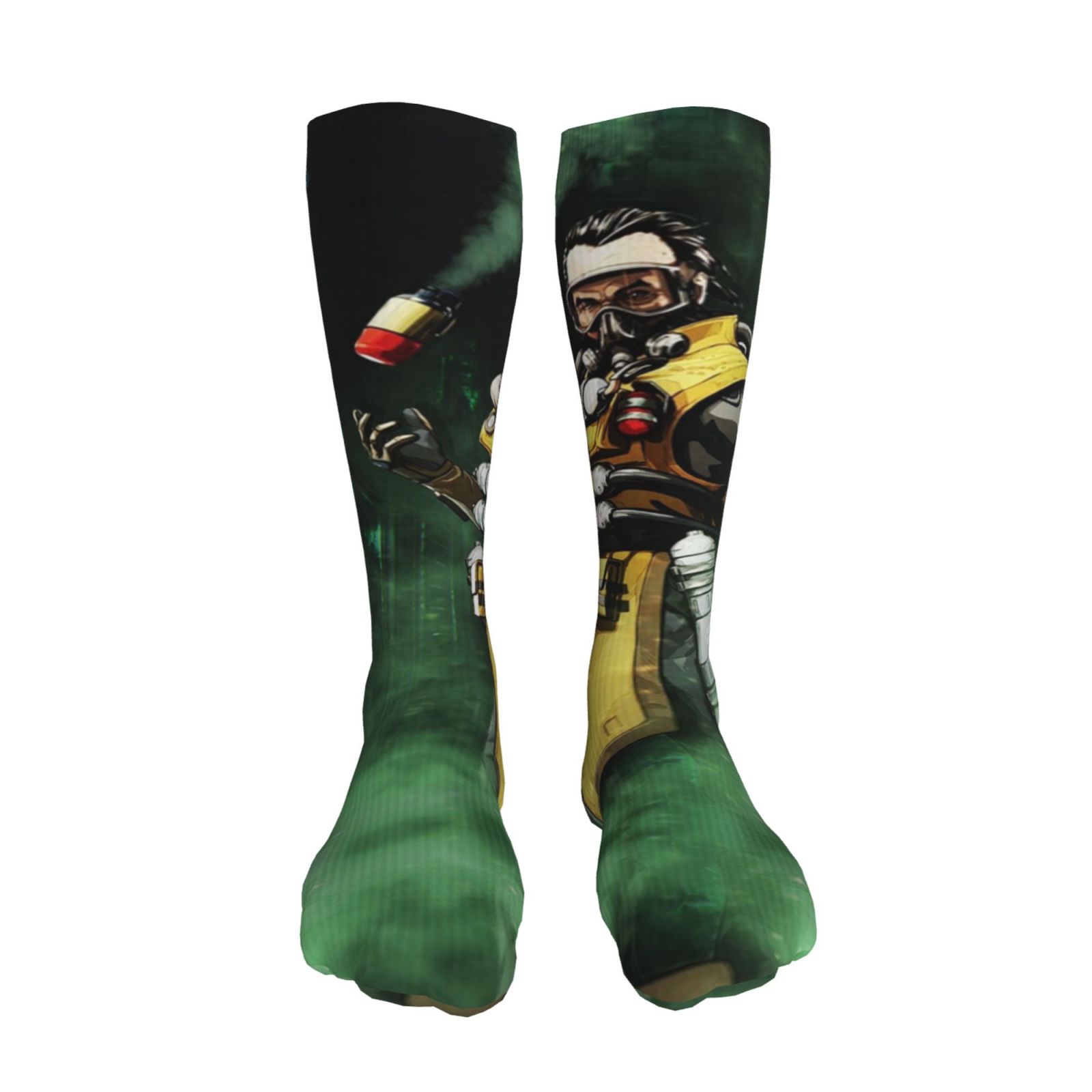 Apex Legends Caustic Long Leg Socks Crew Socks Sports Casual Cushion ...