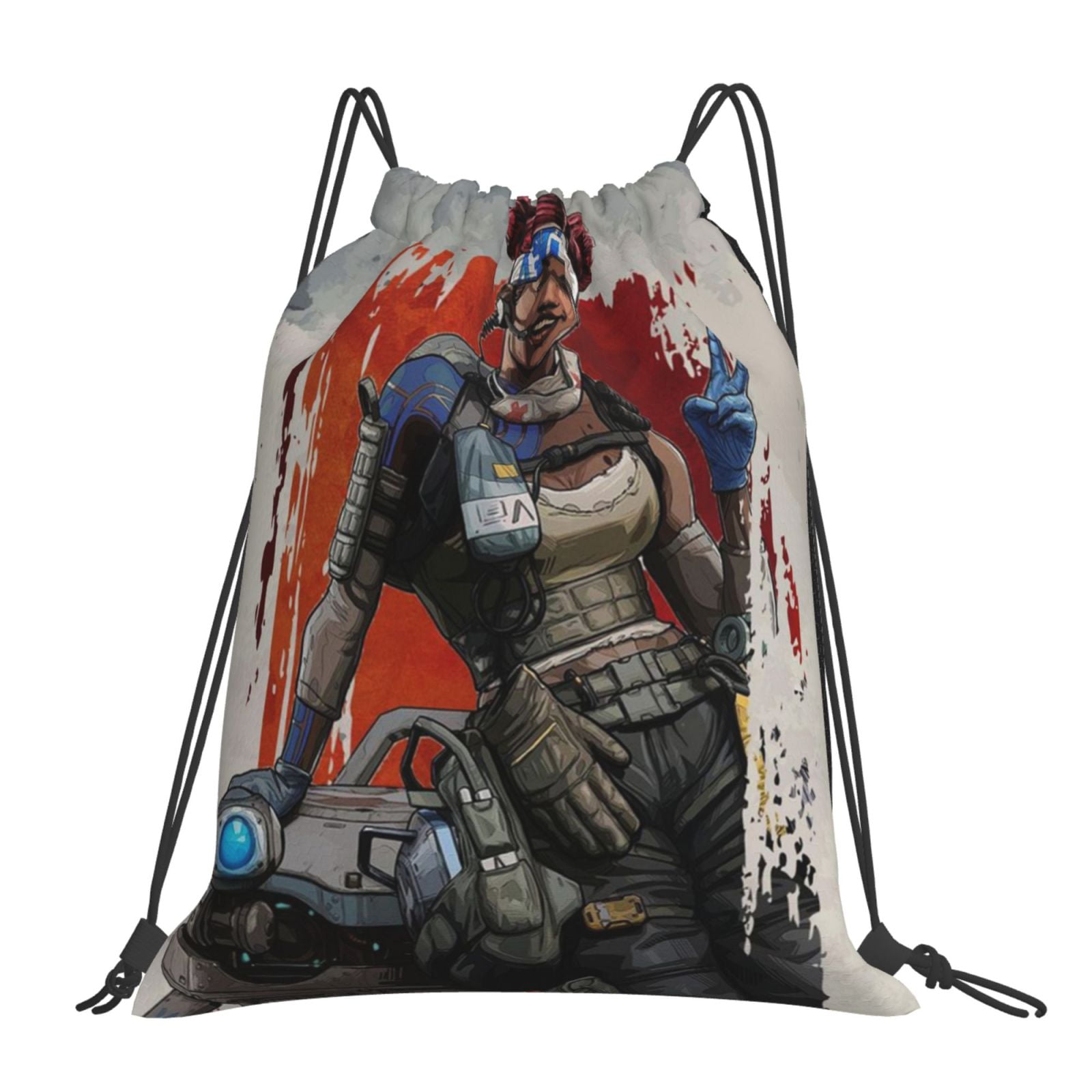 Apex Legends Drawstring Backpack Simple Sports Gym Bag Draw String Bags ...