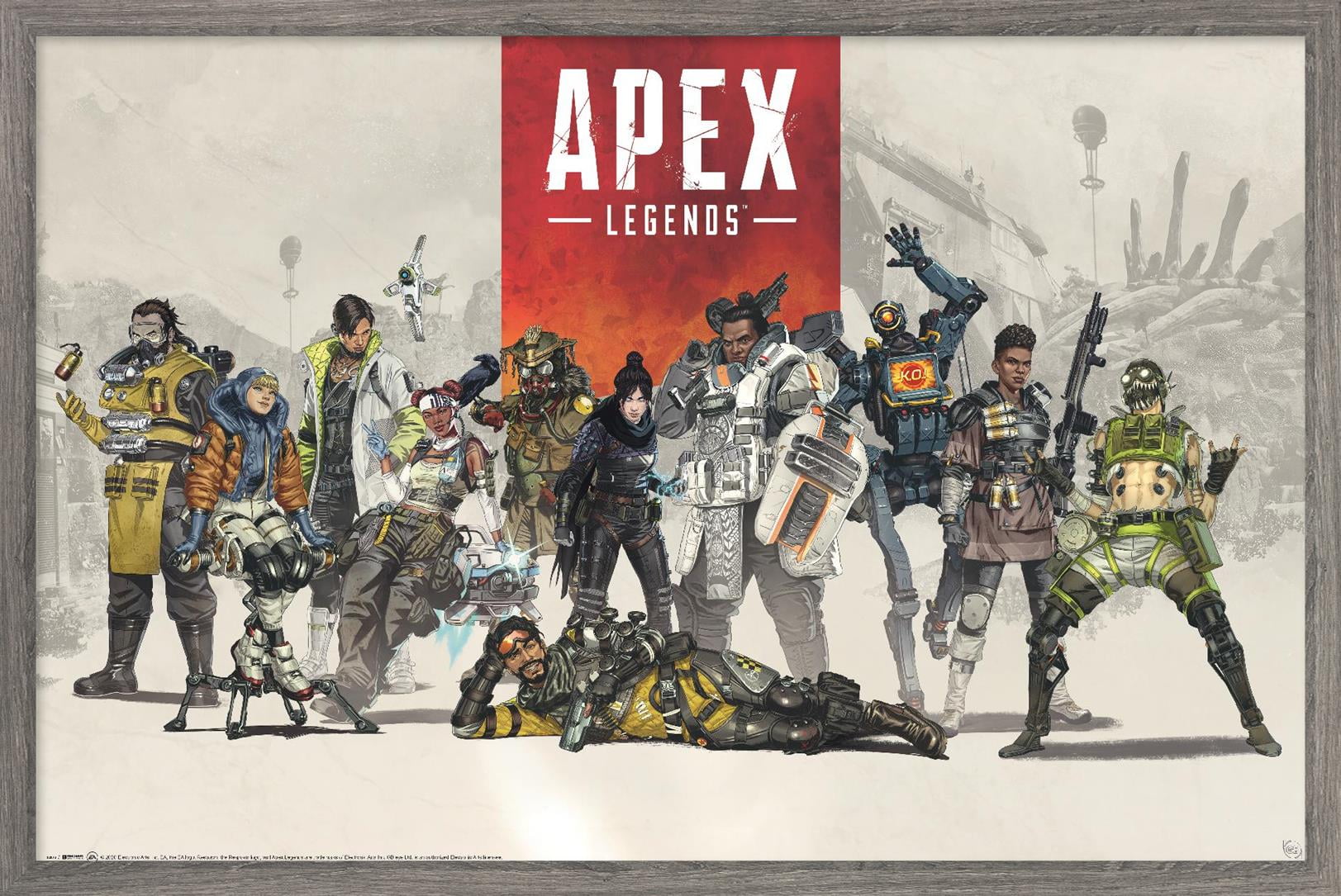 Apex Legends - Group Shot Wall Poster, 22.375" x 34" Framed - Walmart.com