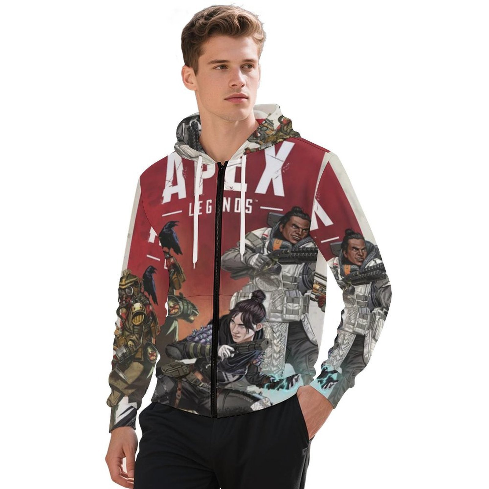 Apex Legends Jacket Casual Oversized Hoodie Stylish Zipper Hooded ...