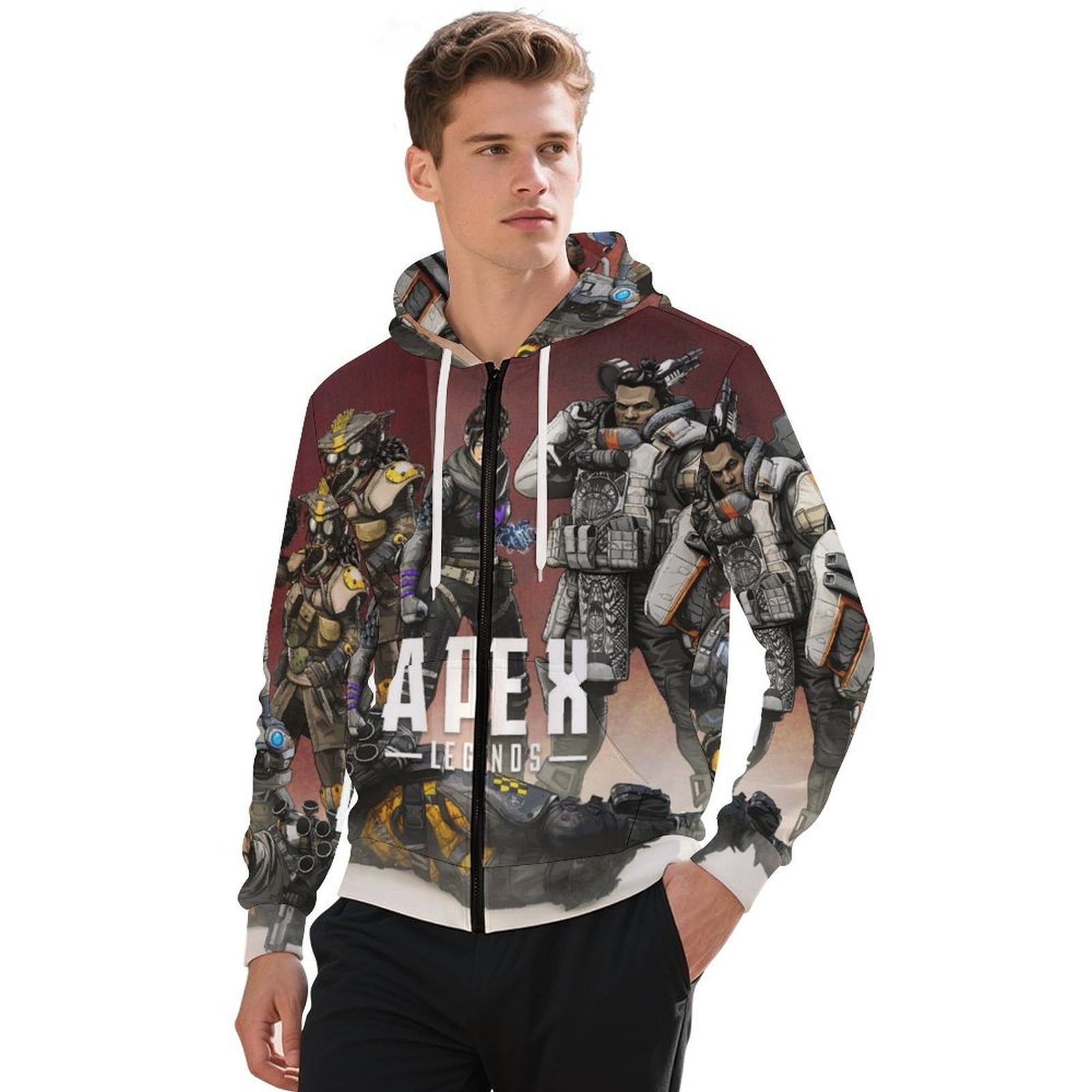 Apex Legends Jacket Casual Oversized Hoodie Stylish Zipper Hooded ...