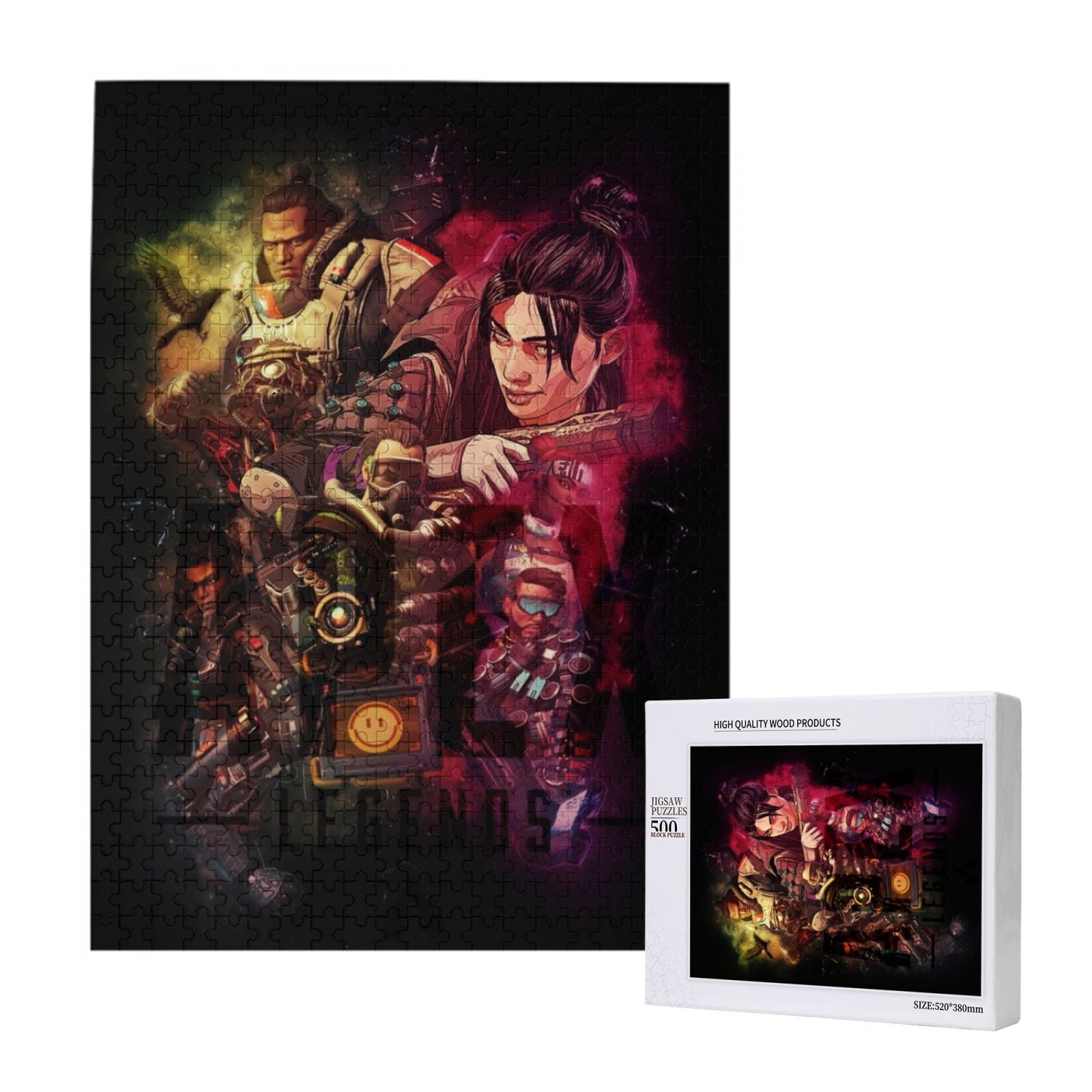 Apex Legends Jigsaw Puzzle 500 Pieces Wooden Puzzle Home Decor Birthday ...