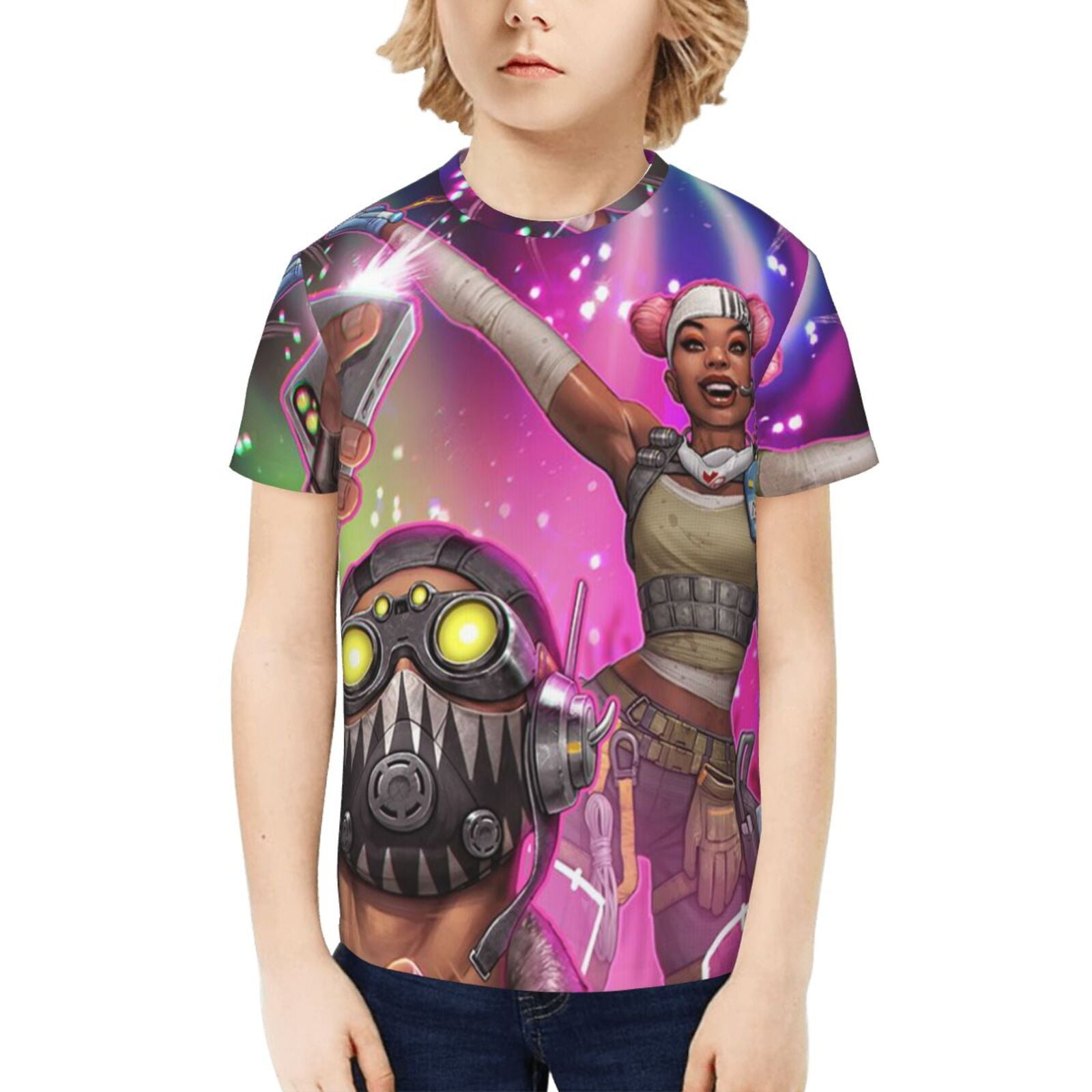 Apex Legends Kids' Short Sleeve T-Shirt Print Tee Shirts For Boys ...
