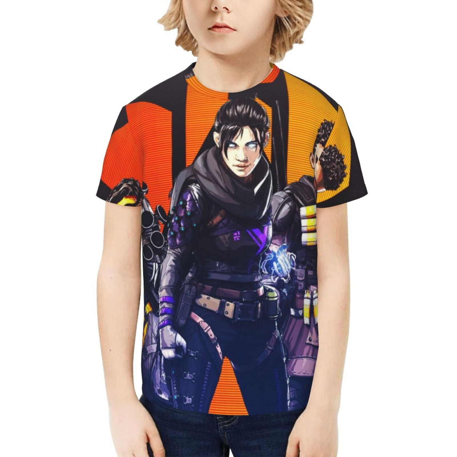 Apex Legends Kids' Short Sleeve T-Shirt Print Tee Shirts For Boys ...