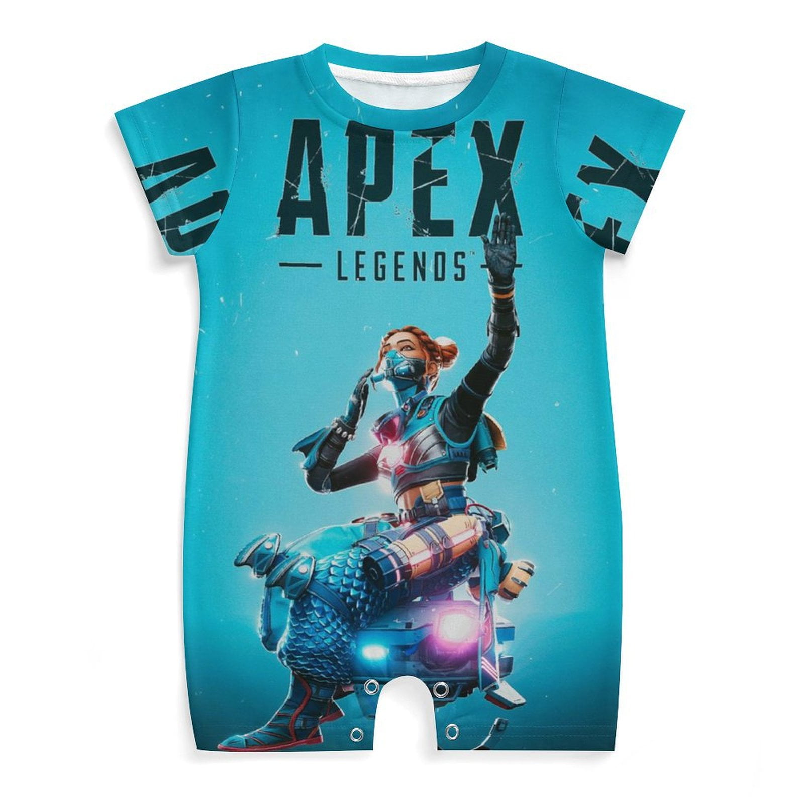 Apex Legends Lifeline Baby Romper Short Sleeve Bodysuits Soft Rompers ...