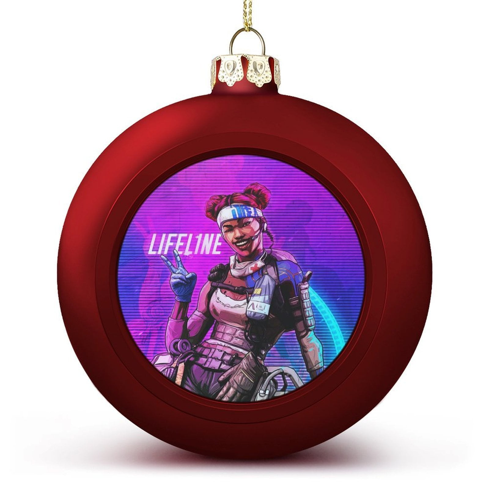 Apex Legends Lifeline Christmas Balls Decorative Matte Xmas Ornaments ...