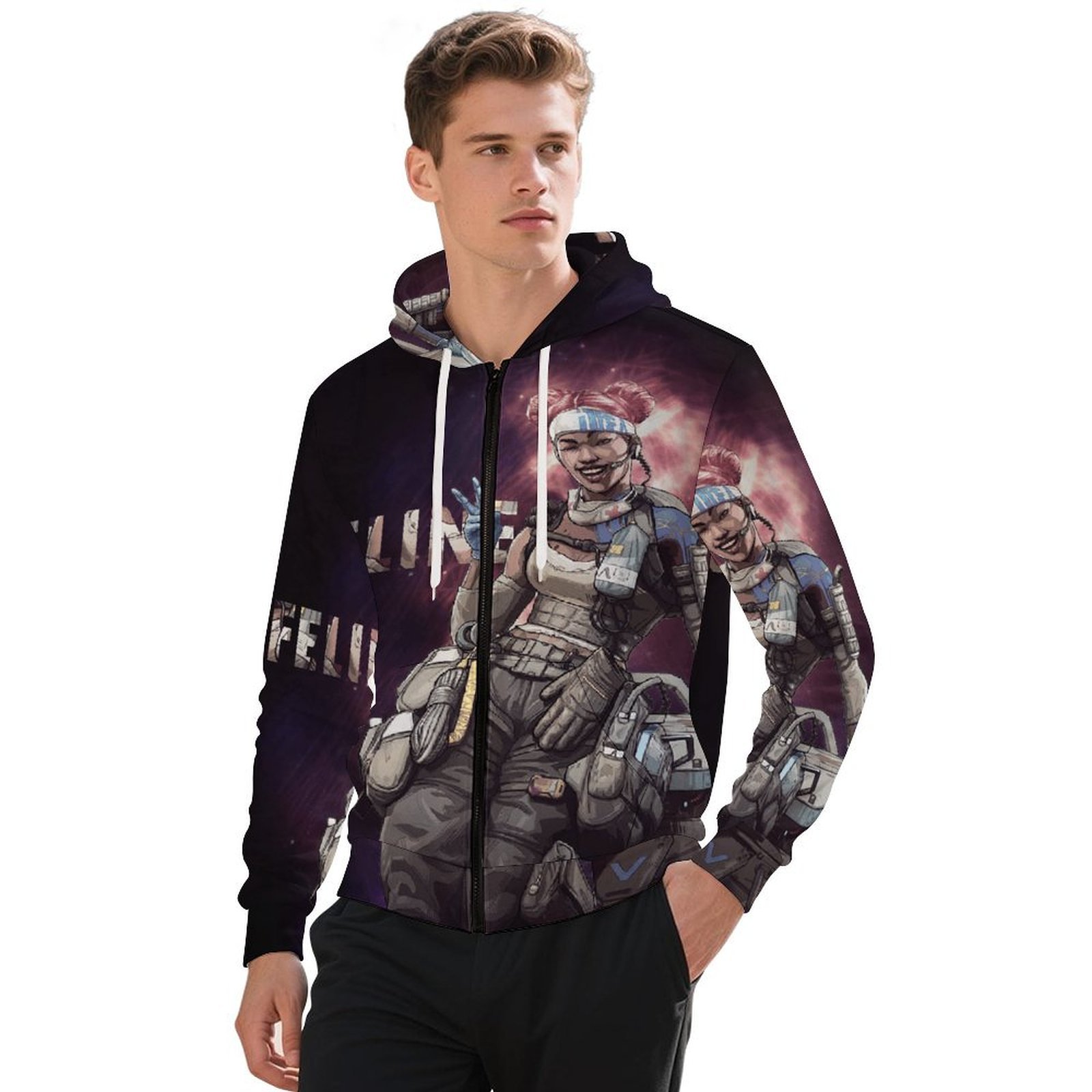 Apex Legends Lifeline Jacket Casual Oversized Hoodie Stylish Zipper ...