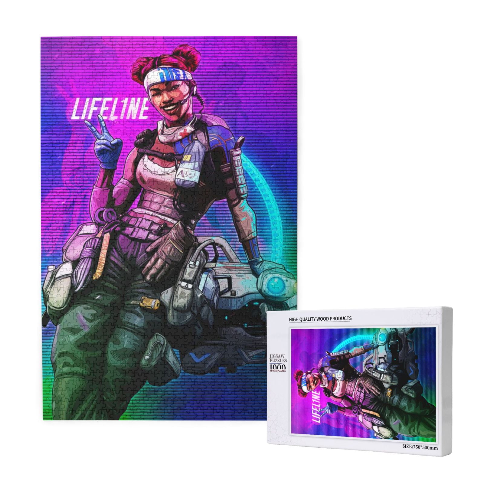 Apex Legends Lifeline Jigsaw Puzzle 1000 Pieces Wooden Puzzle Home ...
