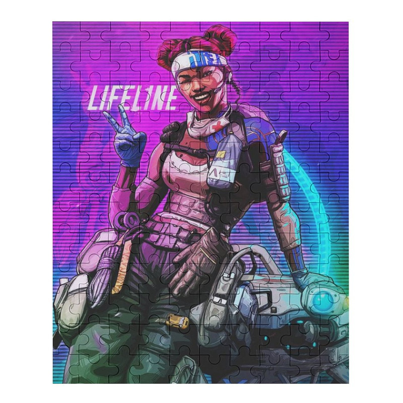 Apex Legends Lifeline Jigsaw Puzzle, Wood Puzzles Adult, 120 PCS Jigsaw ...