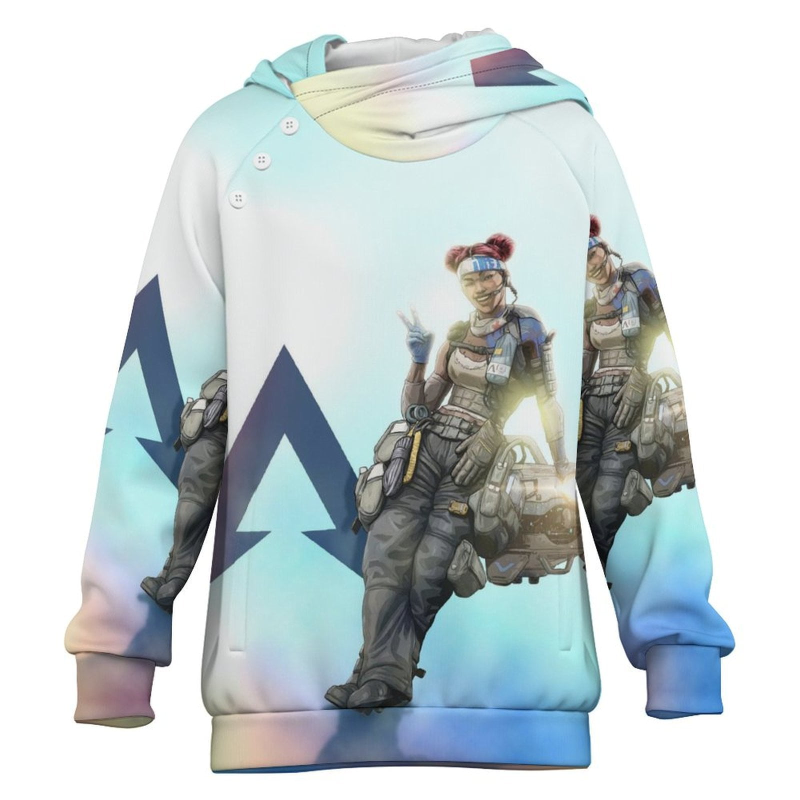 Apex Legends Lifeline Kids Hoodie Raglan Sleeve Hooded Snap Sweatshirt ...