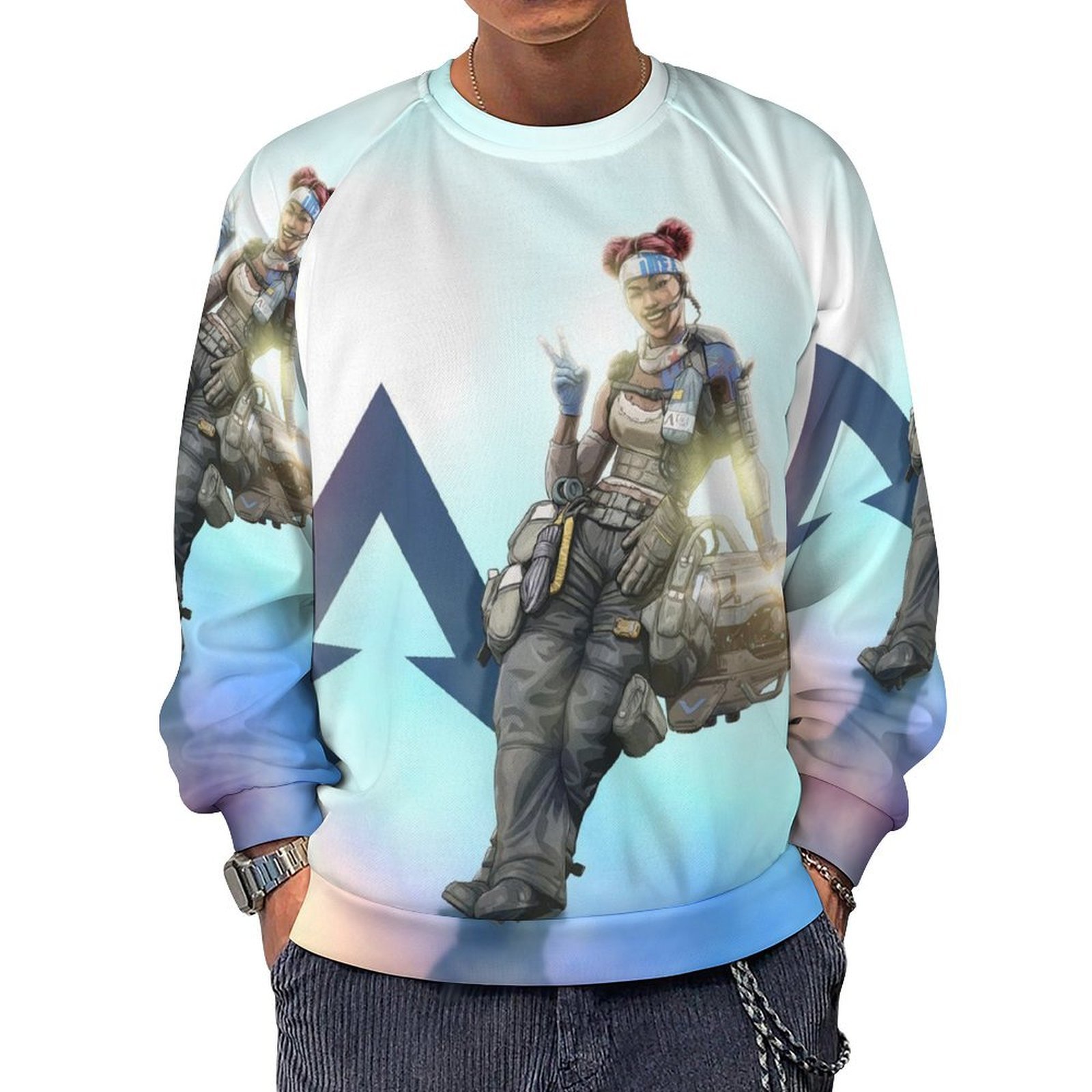Apex Legends Lifeline Mens Crew Neck Sweatshirt 3D Printing Fall ...