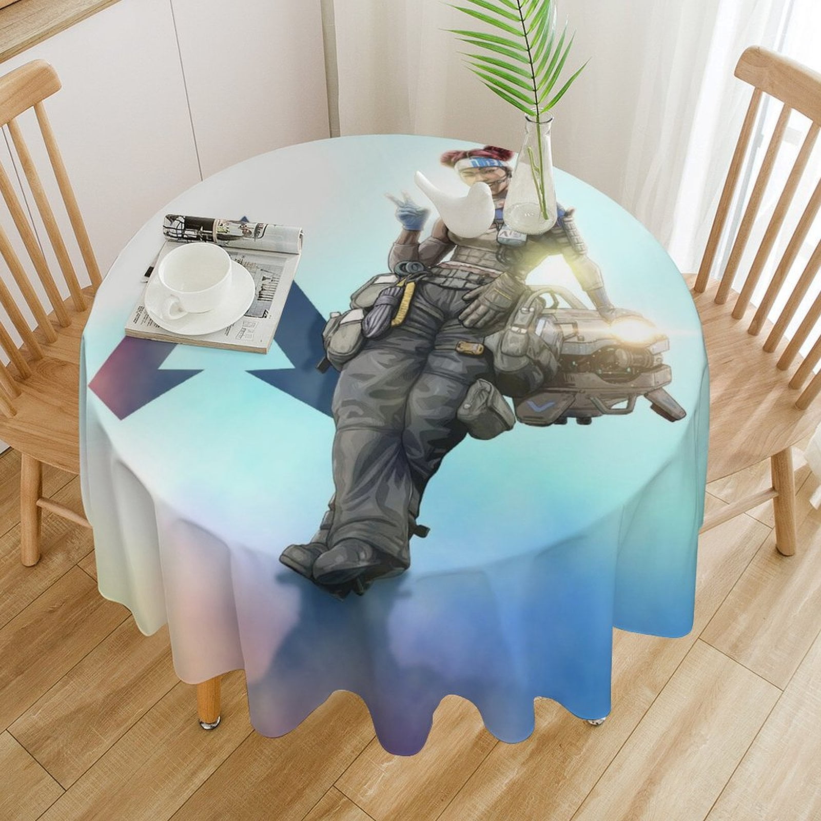 Apex Legends Lifeline Round Tablecloth Print Decorative Table Cover ...