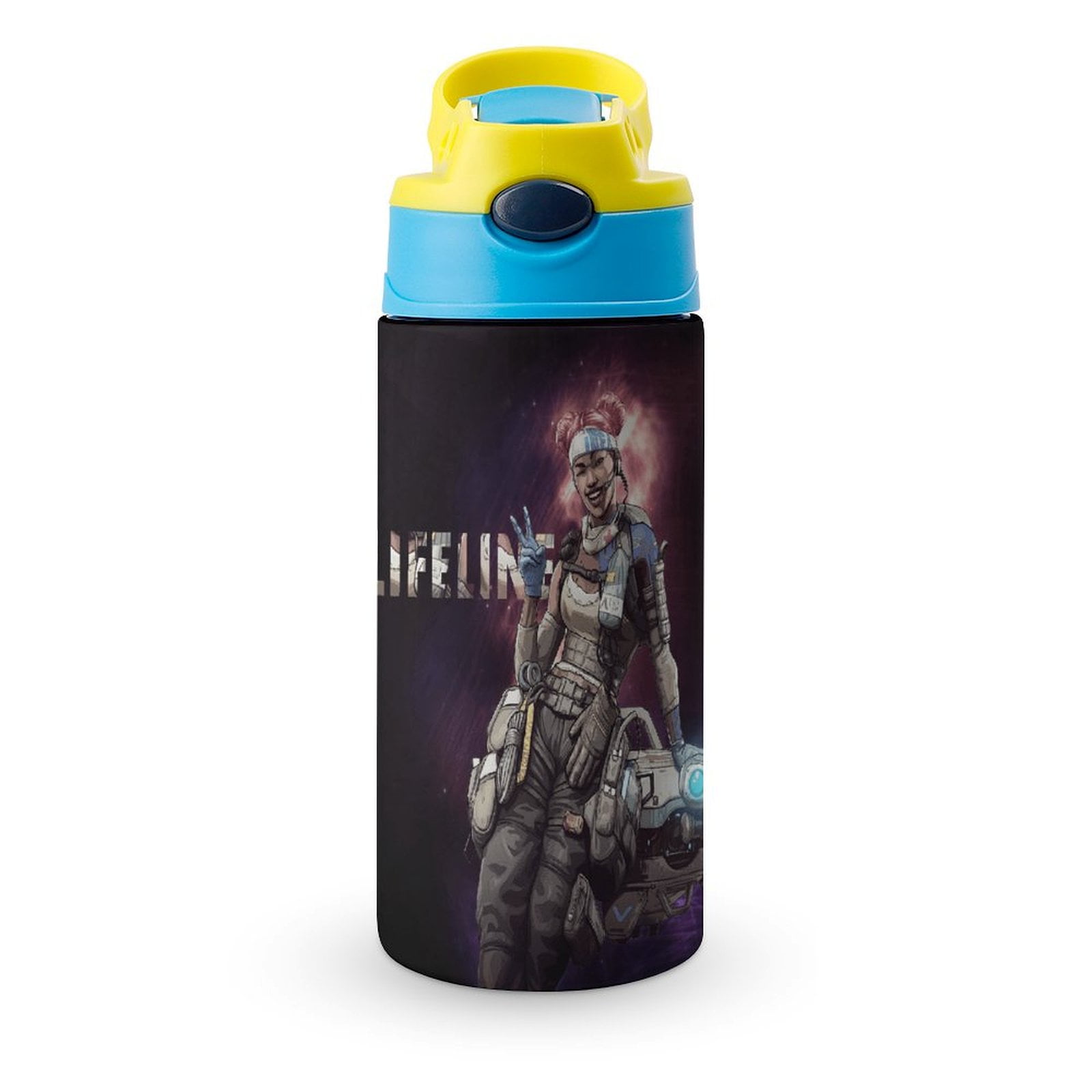 Apex Legends Lifeline Stainless Steel Water Bottle with Straw Children ...