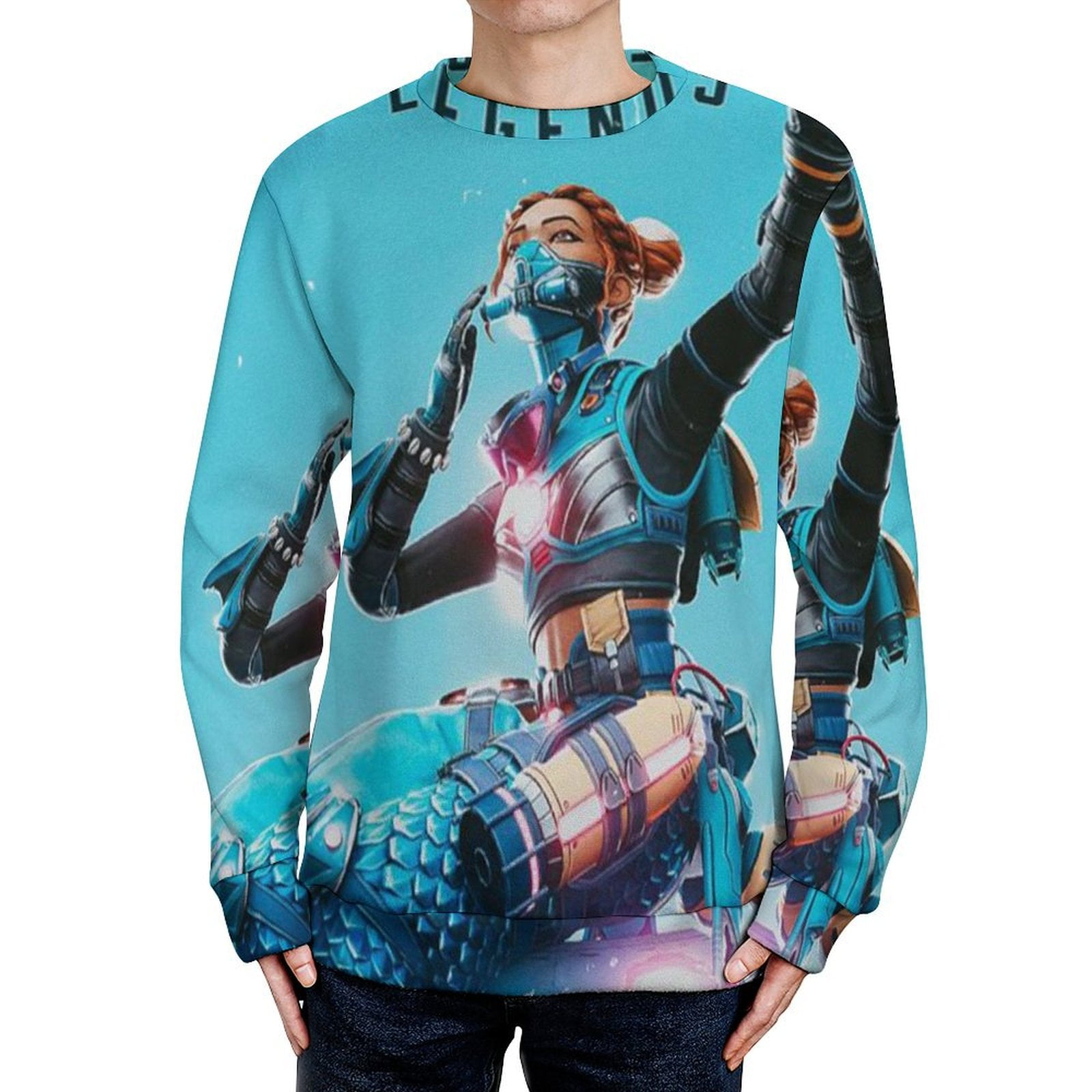Apex Legends Lifeline Unisex Sweater Long Sleeve Round Neck Pullover ...