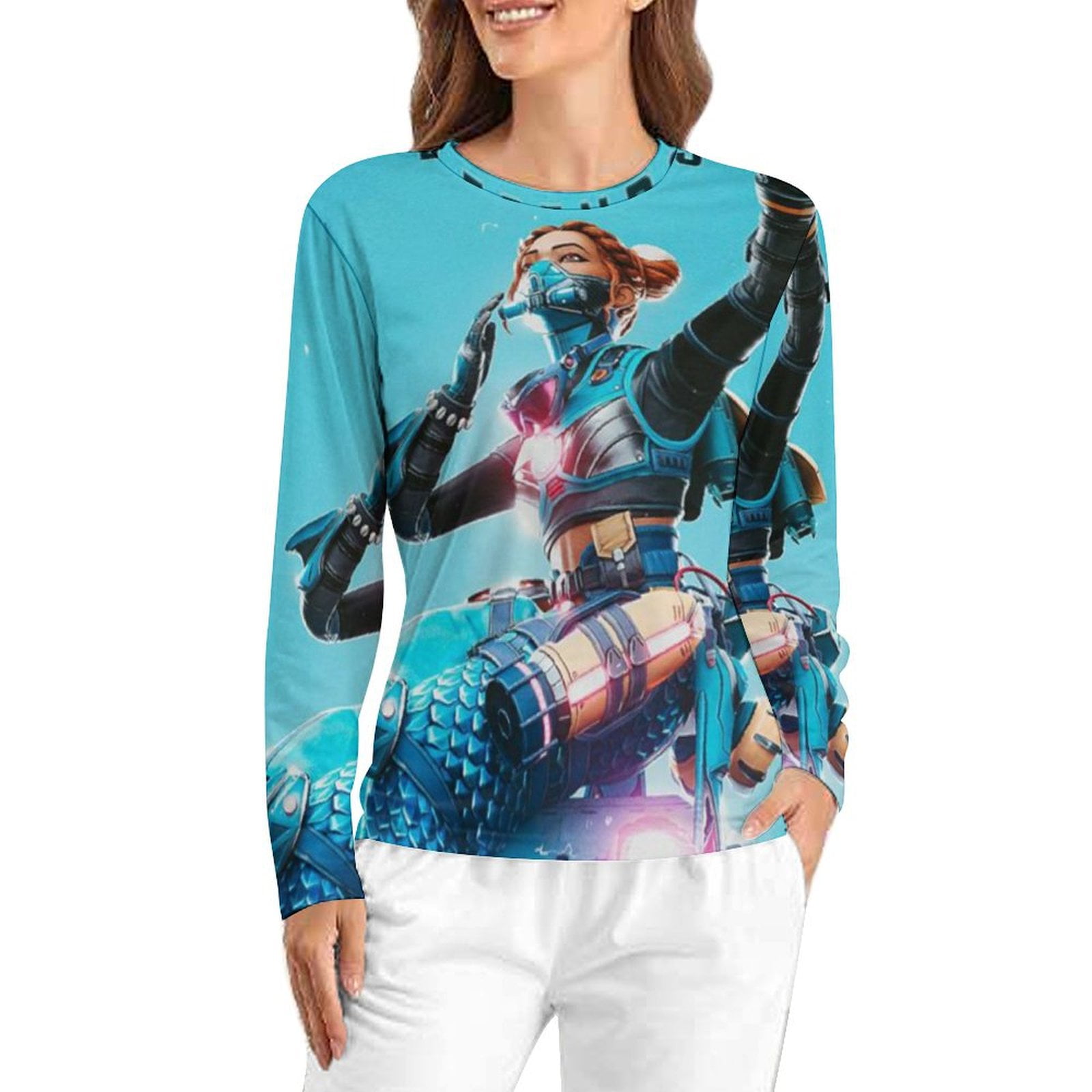 Apex Legends Lifeline Women's Pajama Top 3D Digital Print Sleepwear ...