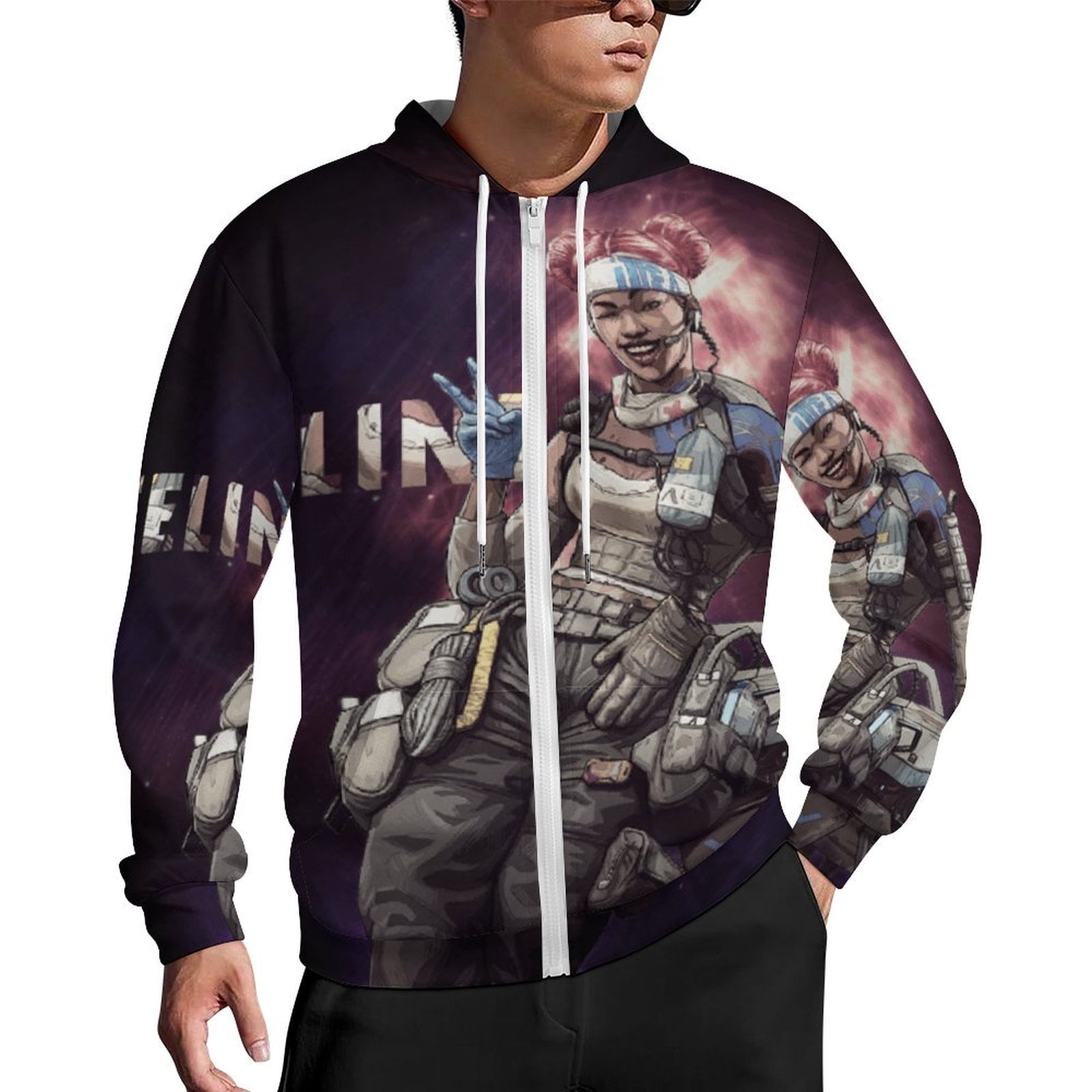 Apex Legends Lifeline Zip Up Hoodies Unisex Realistic 3D Print ...