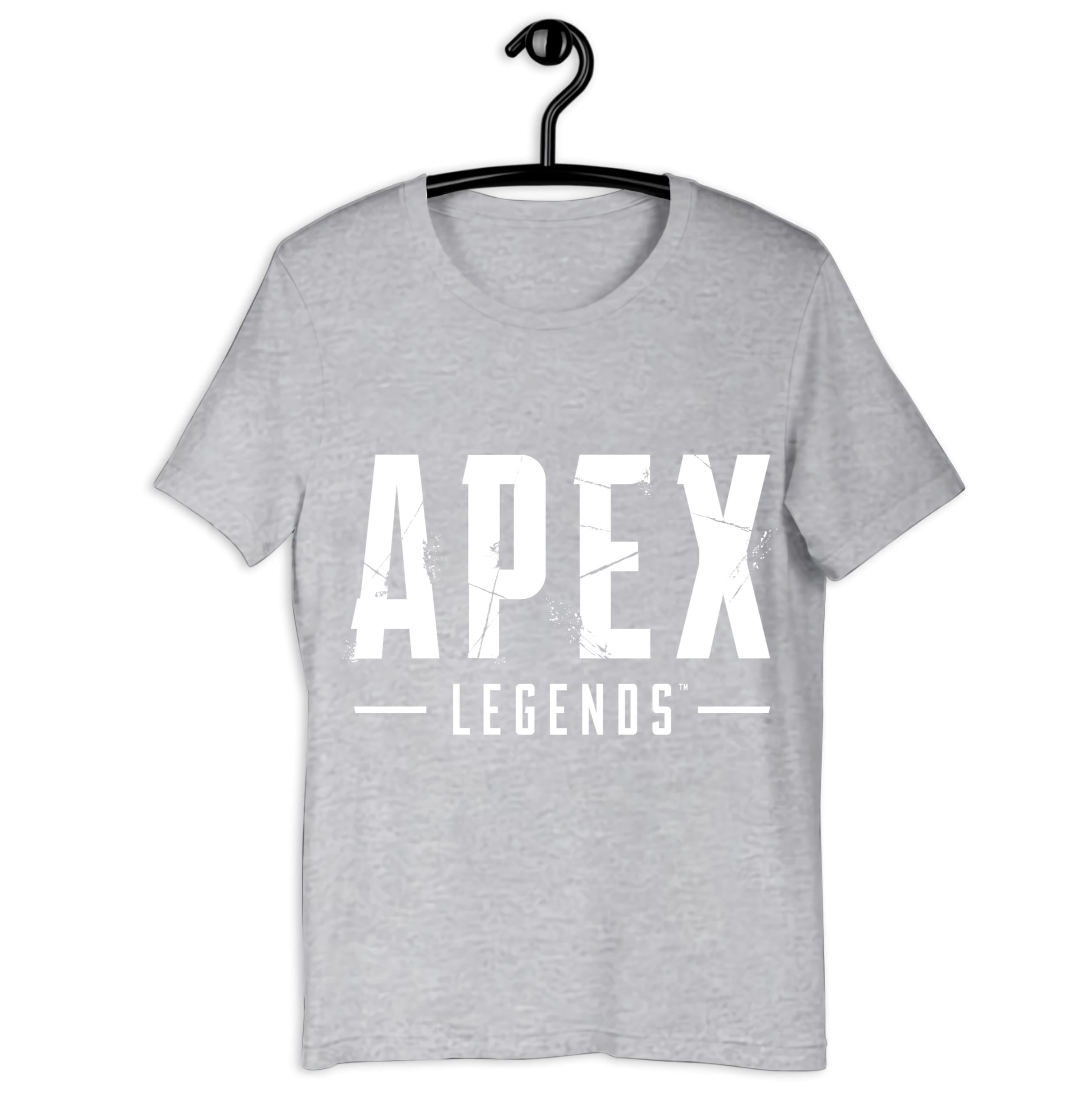 Apex Legends Logo (White) Logo Active T-Shirt Funny Size S to 5XL ...