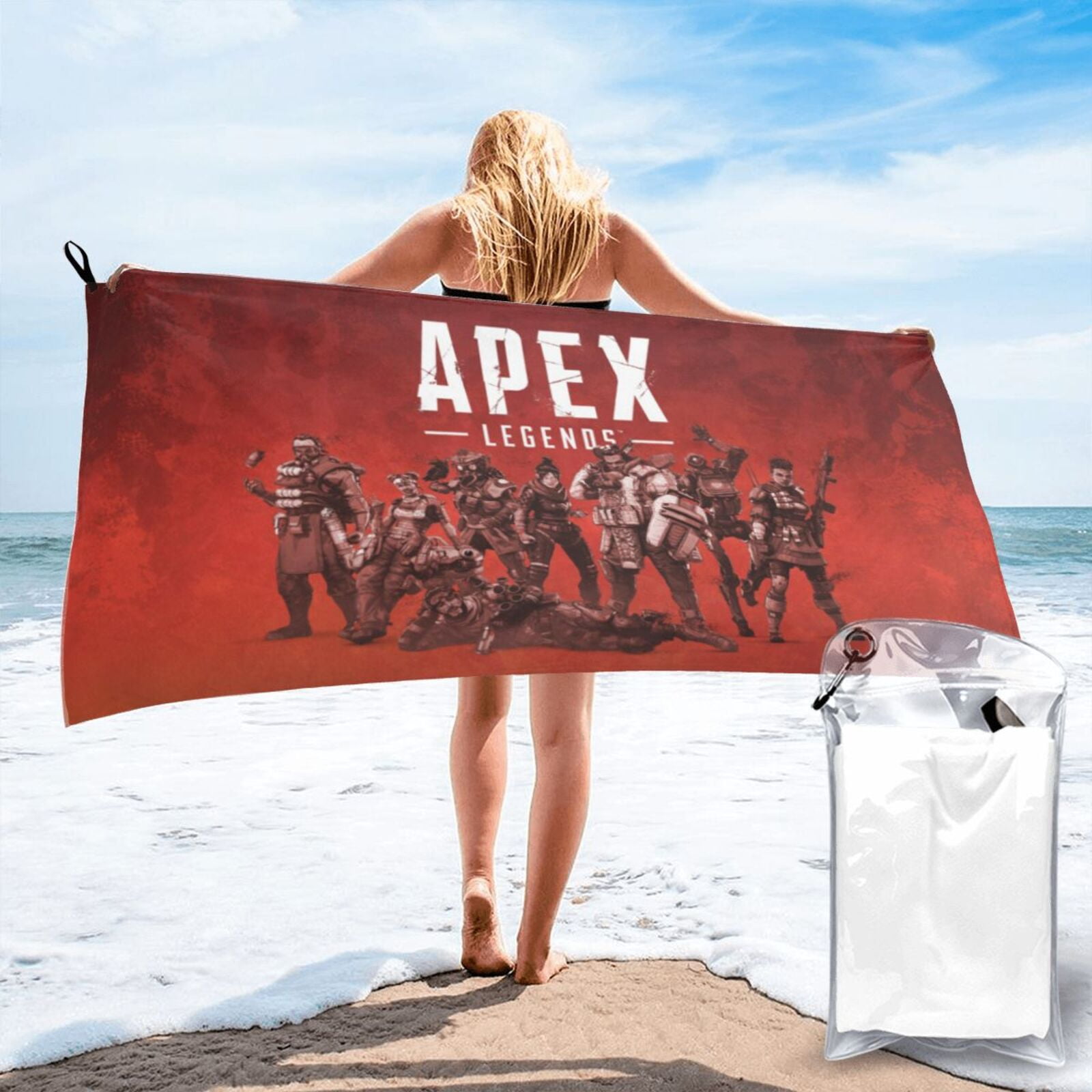 Apex Legends Microfiber Beach Towel, 27.5"x55" Oversized Sand Free ...
