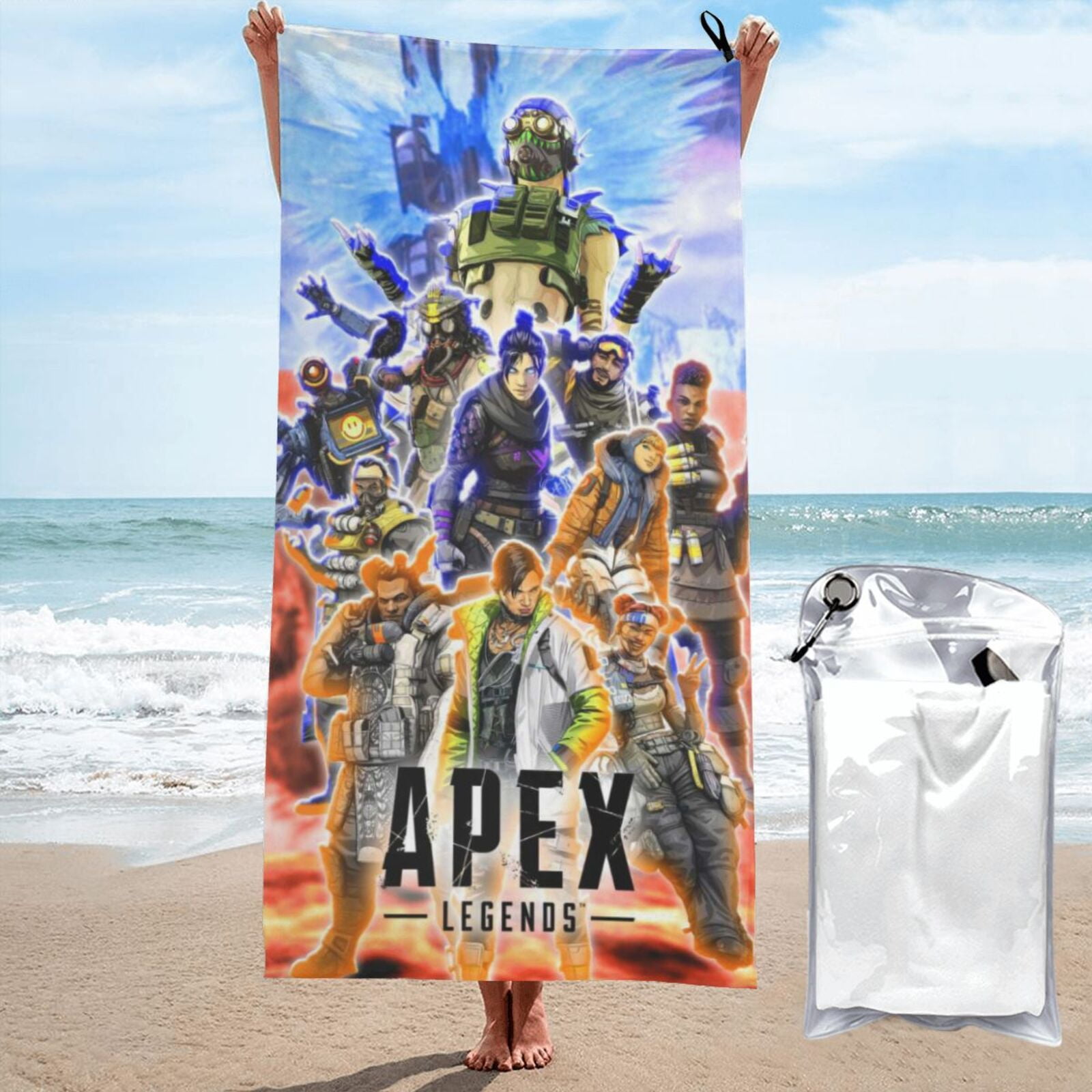 Apex Legends Microfiber Beach Towel, 31.5"x63" Oversized Sand Free ...