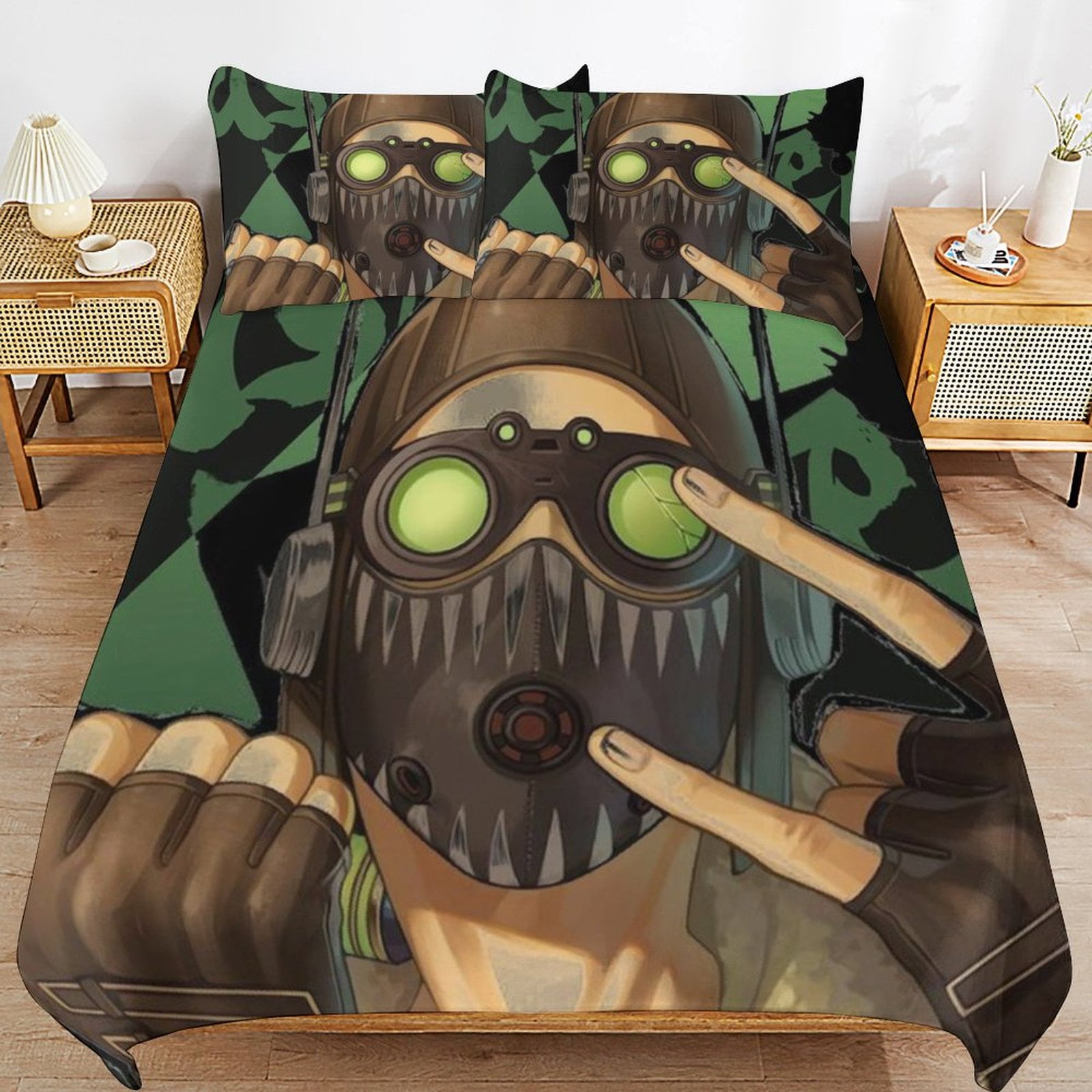 Apex Legends Octane 3 Pieces Bedding Set 3D Printed Lightweight Bed ...
