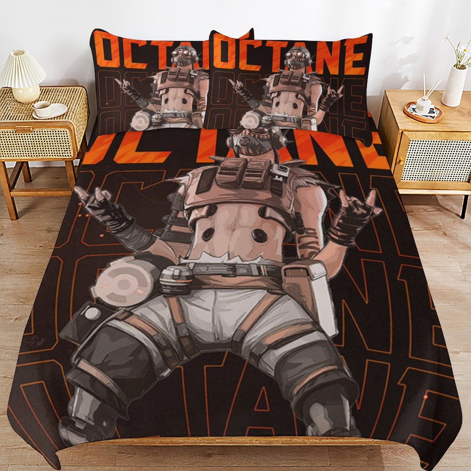 Apex Legends Octane 3 Pieces Bedding Set 3D Printed Lightweight Bed ...