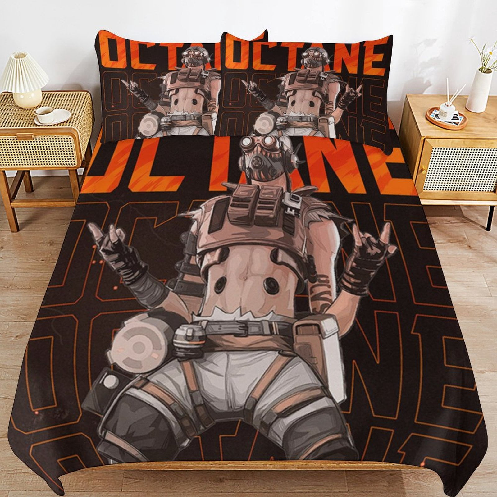 Apex Legends Octane 3 Pieces Bedding Set 3D Printed Lightweight Bed ...