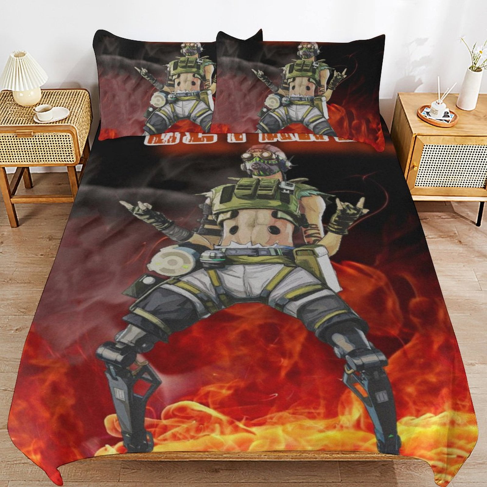 Apex Legends Octane 3 Pieces Bedding Set 3D Printed Lightweight Bed ...