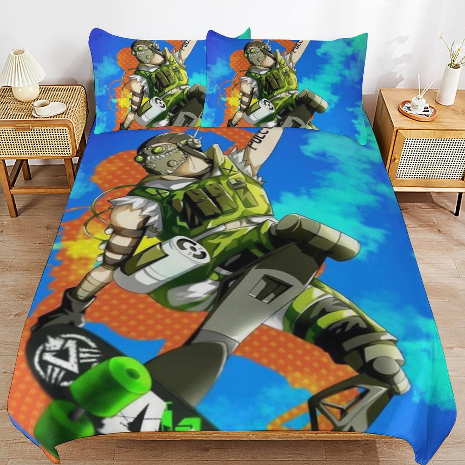 Apex Legends Octane 3 Pieces Bedding Set 3D Printed Lightweight Bed ...