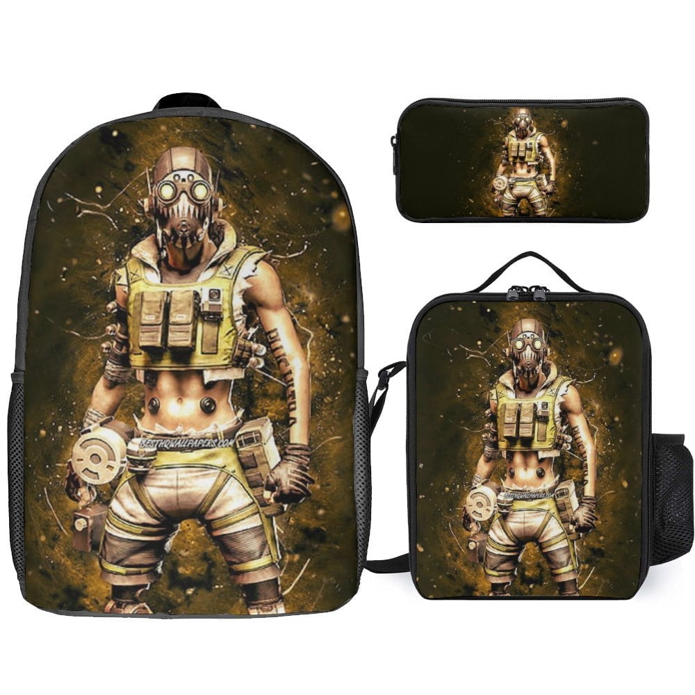 Apex Legends Octane Backpack 3 Piece Set Travel Daypack Combination ...