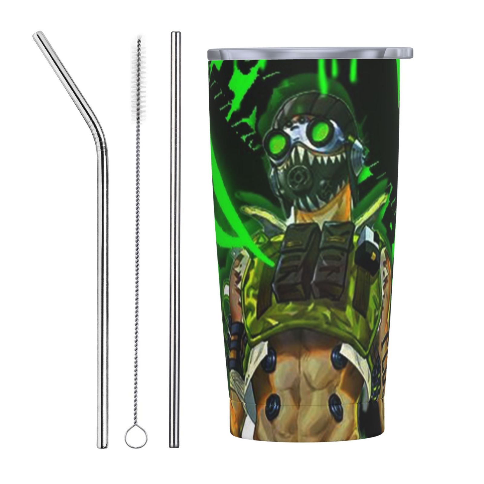 Apex Legends Octane Car Cup With Straw 20oz Stainless Steel Tumbler ...