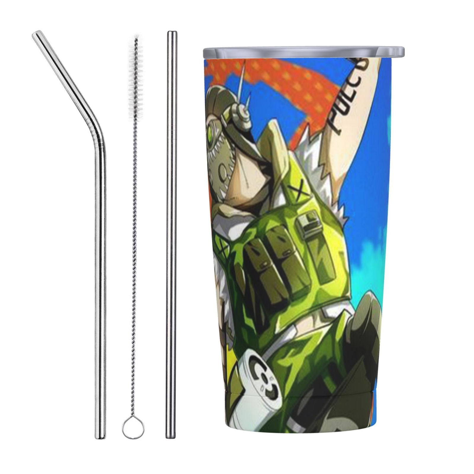 Apex Legends Octane Car Cup With Straw 20oz Stainless Steel Tumbler ...
