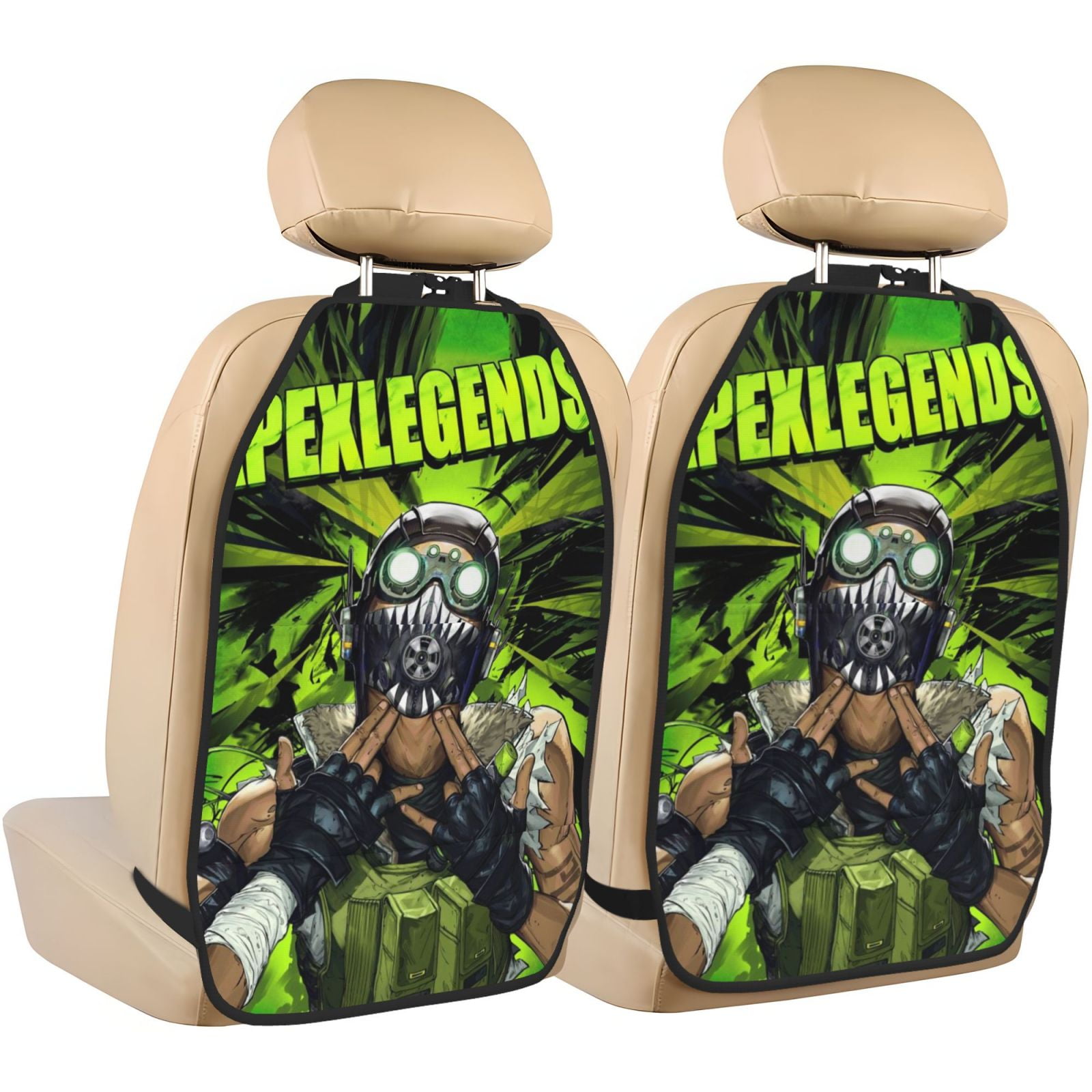 Apex Legends Octane Car Seat Back Protector 2 Pcs Anti-Kick Storage Mat ...